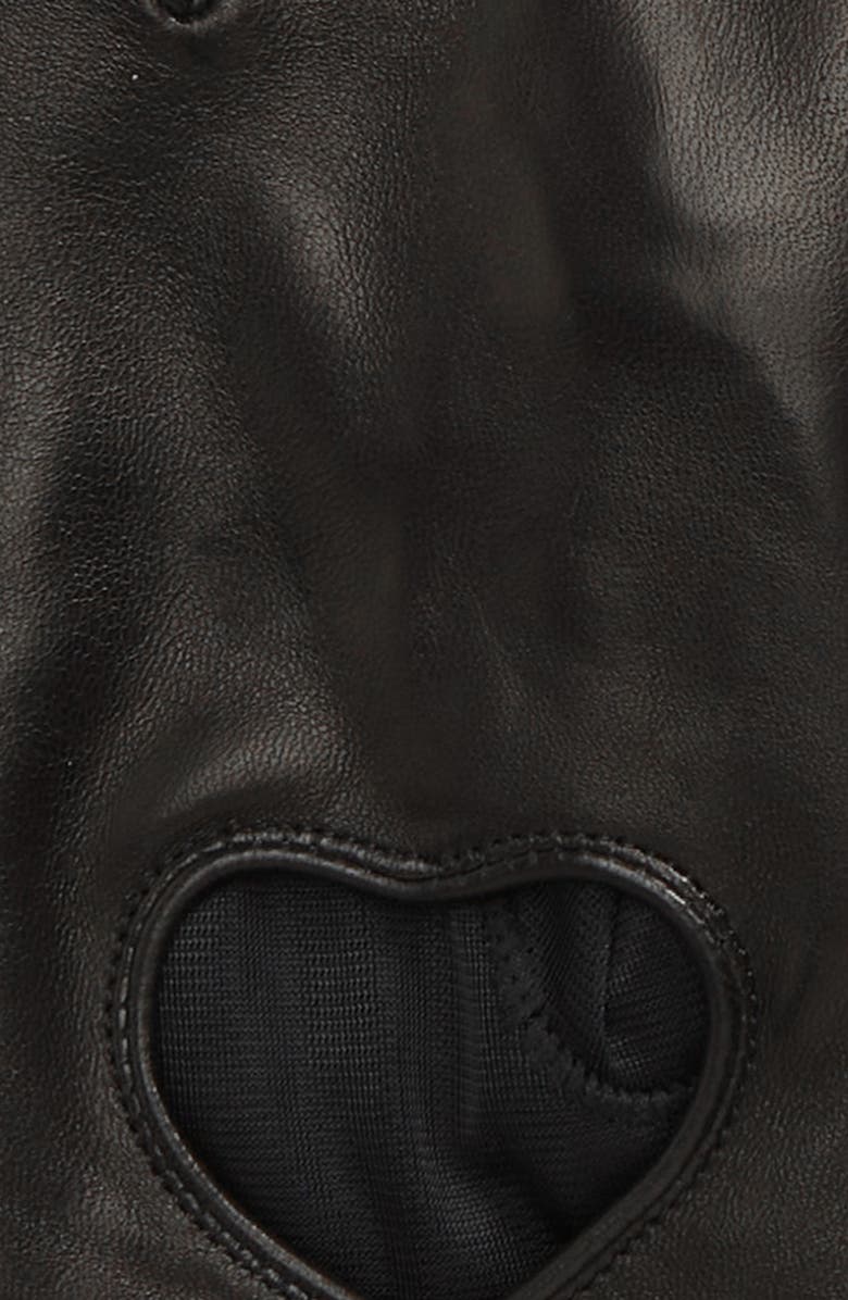 Kate Spade New York spade heart leather driver gloves | Nordstromrack