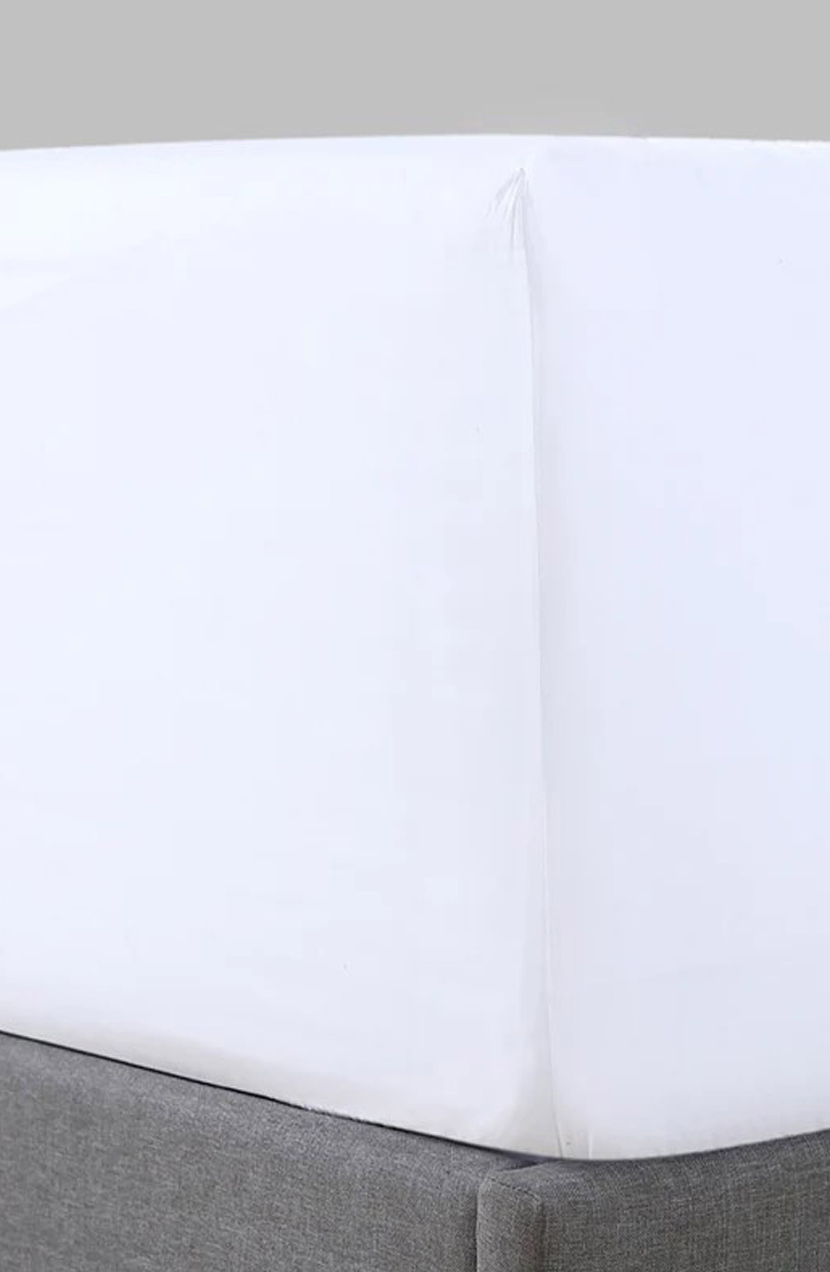 Pure Parima 500 Thread Count Egyptian Cotton Sateen Sateen Fitted Sheet ...
