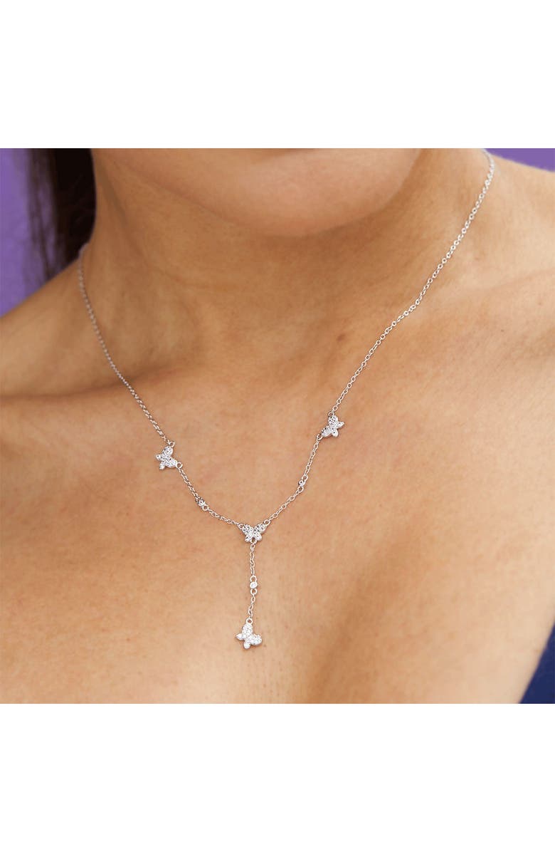 SAVVY CIE JEWELS Sterling Silver Butterfly Y Necklace | Nordstromrack