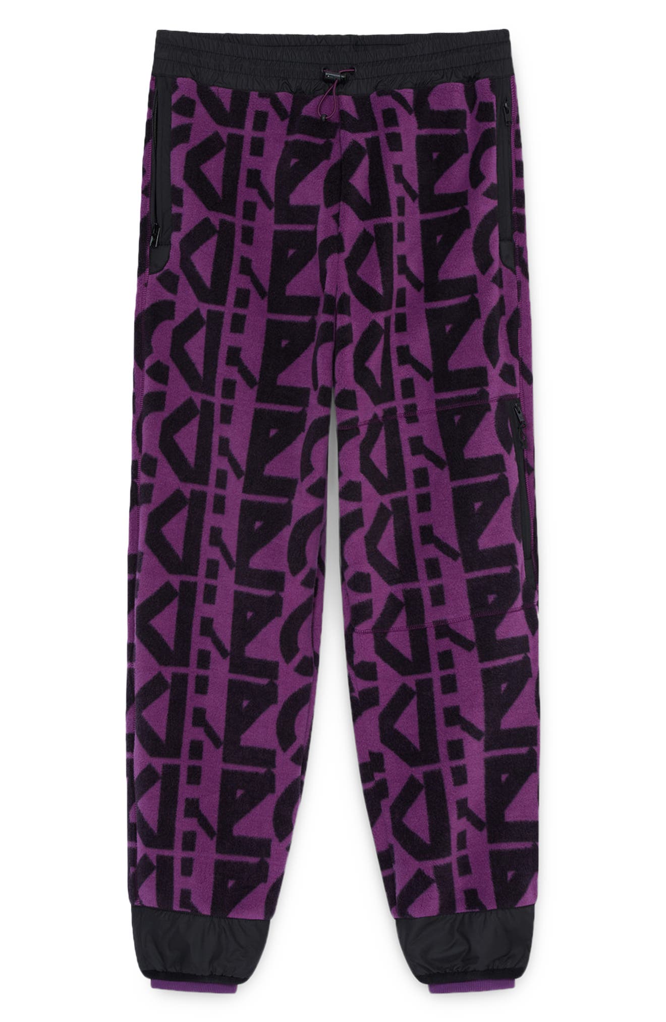 KENZO Monogram Polar Fleece Joggers | Nordstrom