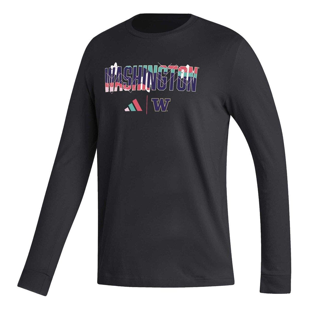 Men's adidas Black Washington Huskies Honoring Black Excellence Long ...