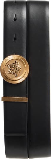 Versace Logo Leather Belt | Nordstromrack