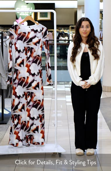 Petal & Pup Deidra Floral Long Sleeve Dress | Nordstromrack