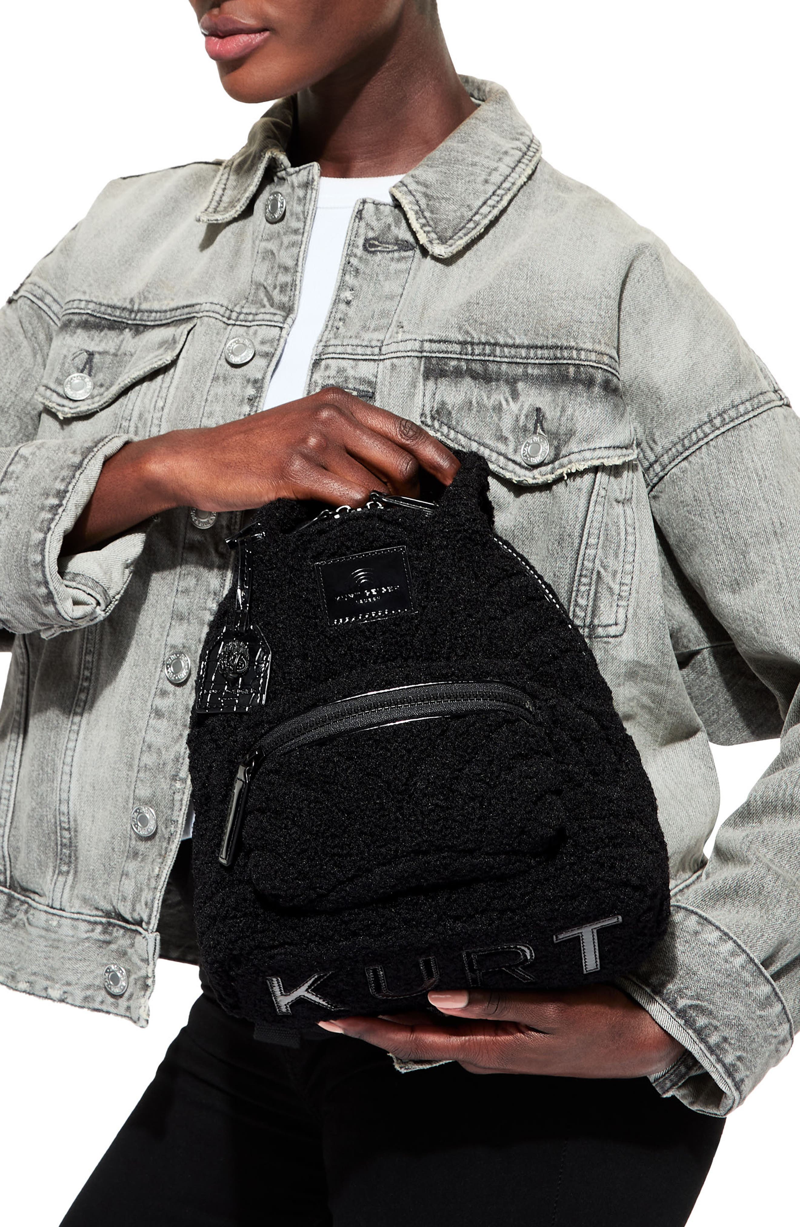 Kurt Geiger London Small Southbank Faux Shearling Backpack | Nordstrom