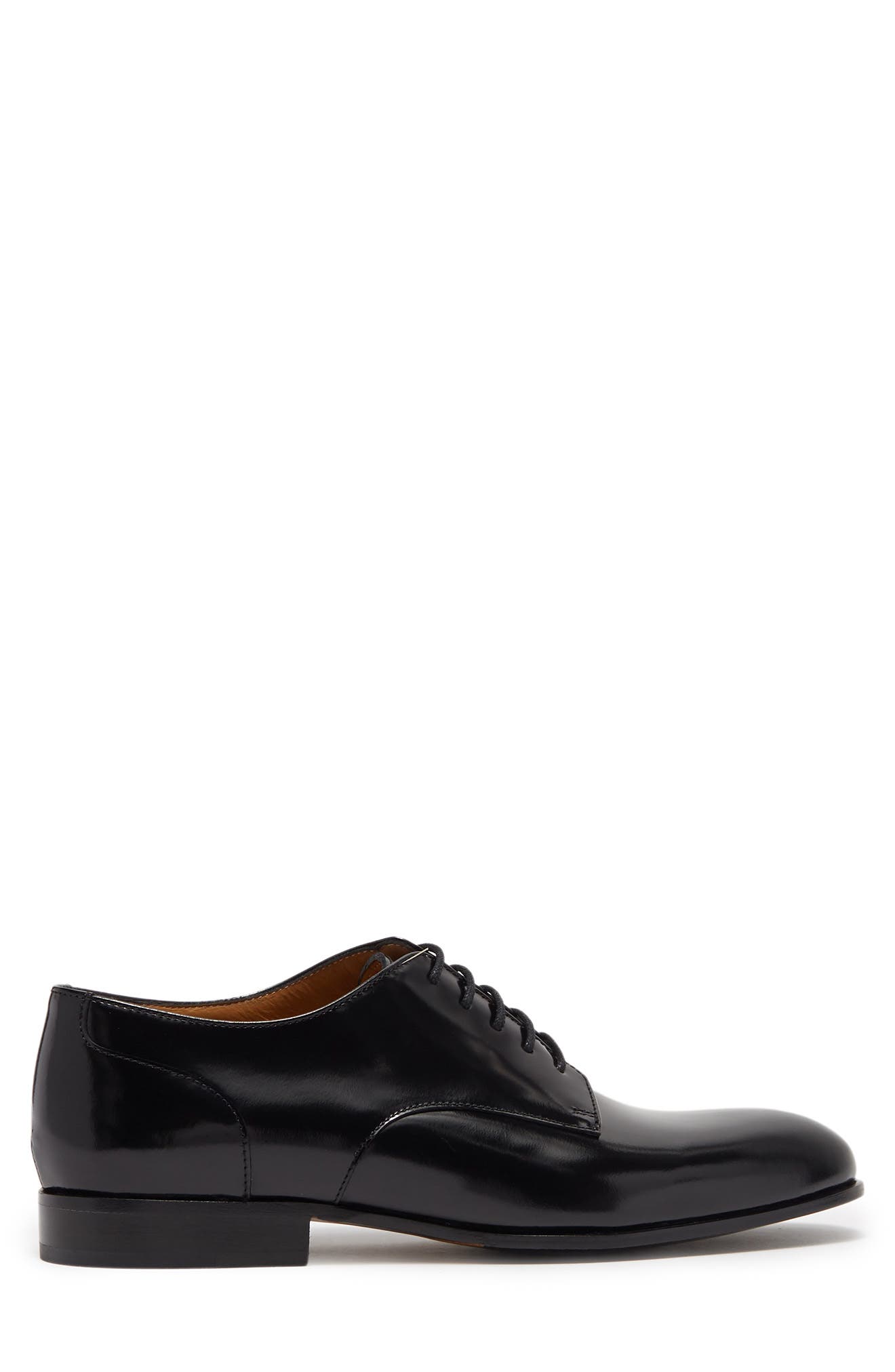 Valentino Garavani Valentino Plain Toe Patent Leather Derby (Men ...