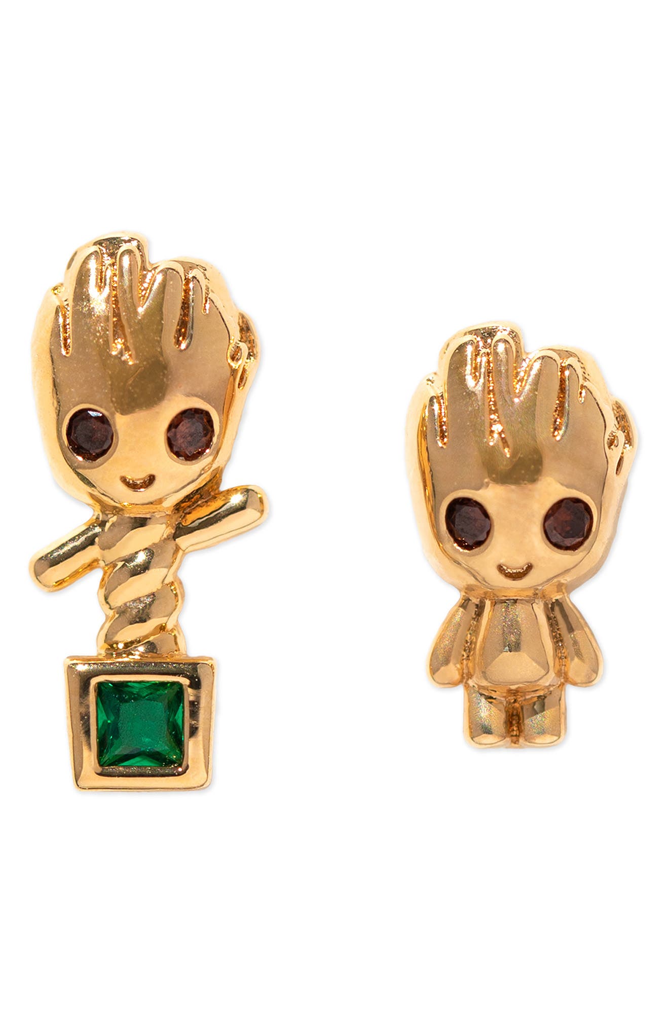 Girls Crew Marvel® Guardians of the Galaxy™ Groot Mismatched Stud ...
