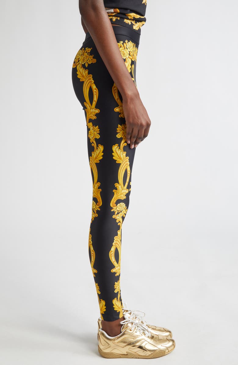Versace Cameo Medusa Vita Print Leggings | Nordstrom
