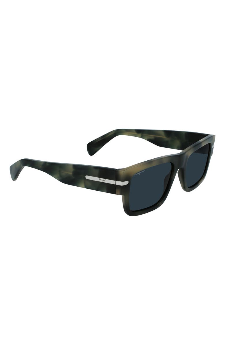 FERRAGAMO Classic Logo 54mm Rectangular Sunglasses | Nordstromrack