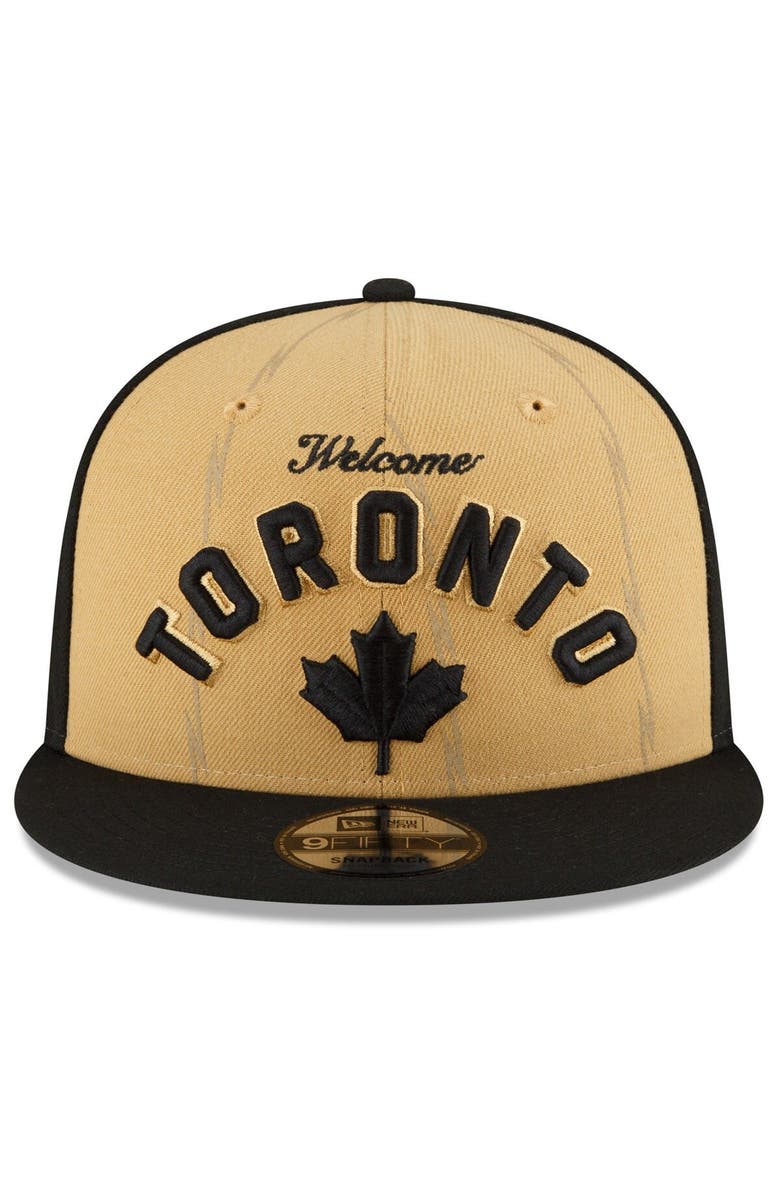 New Era Men's New Era Gold/Black Toronto Raptors 2023/24 City Edition ...