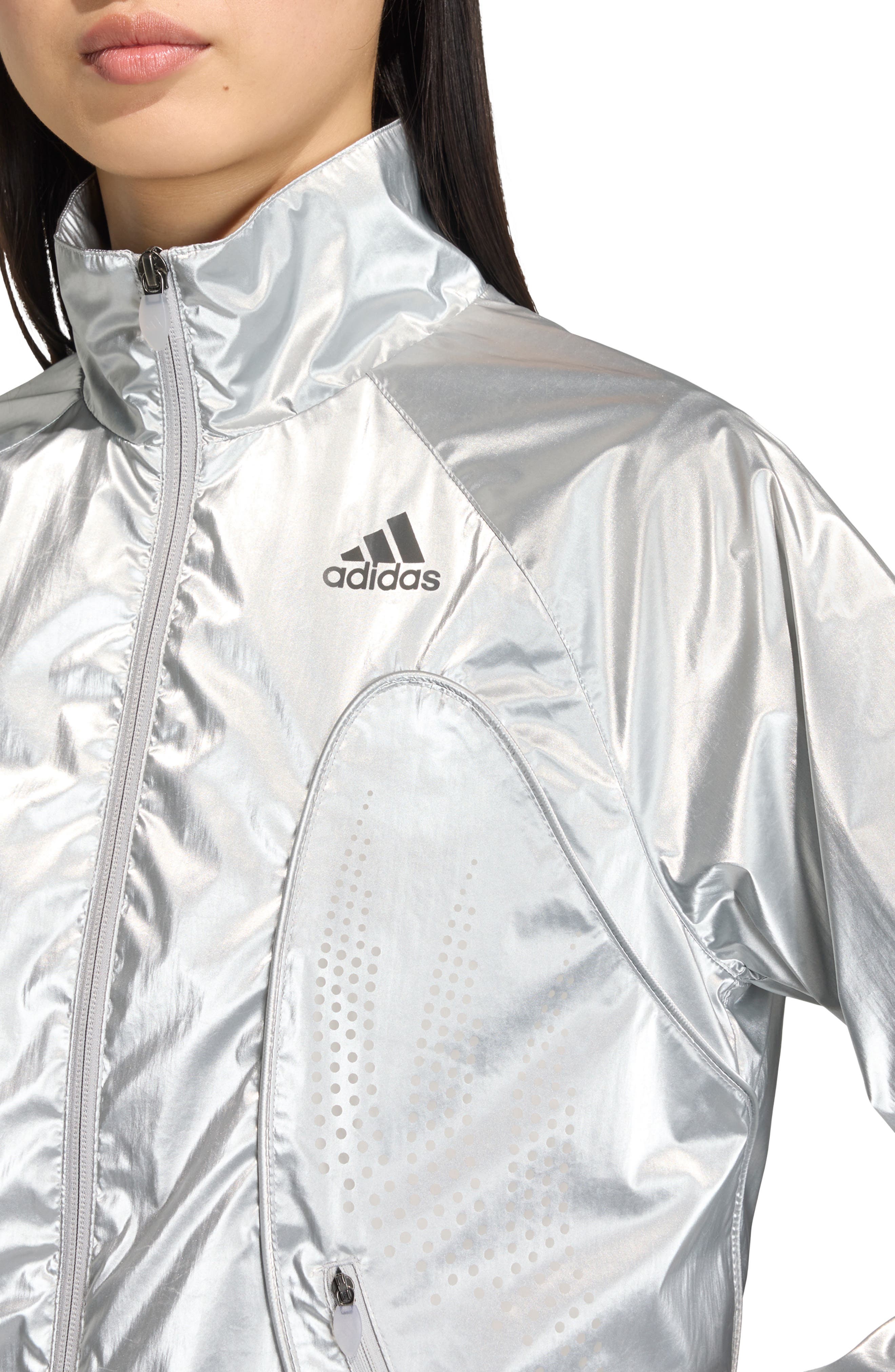 adidas Originals F50 Metallic Track Jacket | Nordstrom