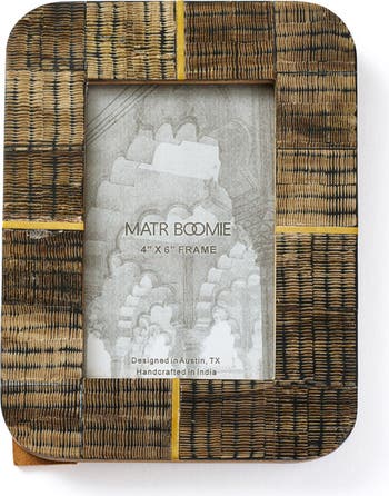 Matr Boomie Kerala Picture Frame - Curved Carved Horn , Brass Inlay ...