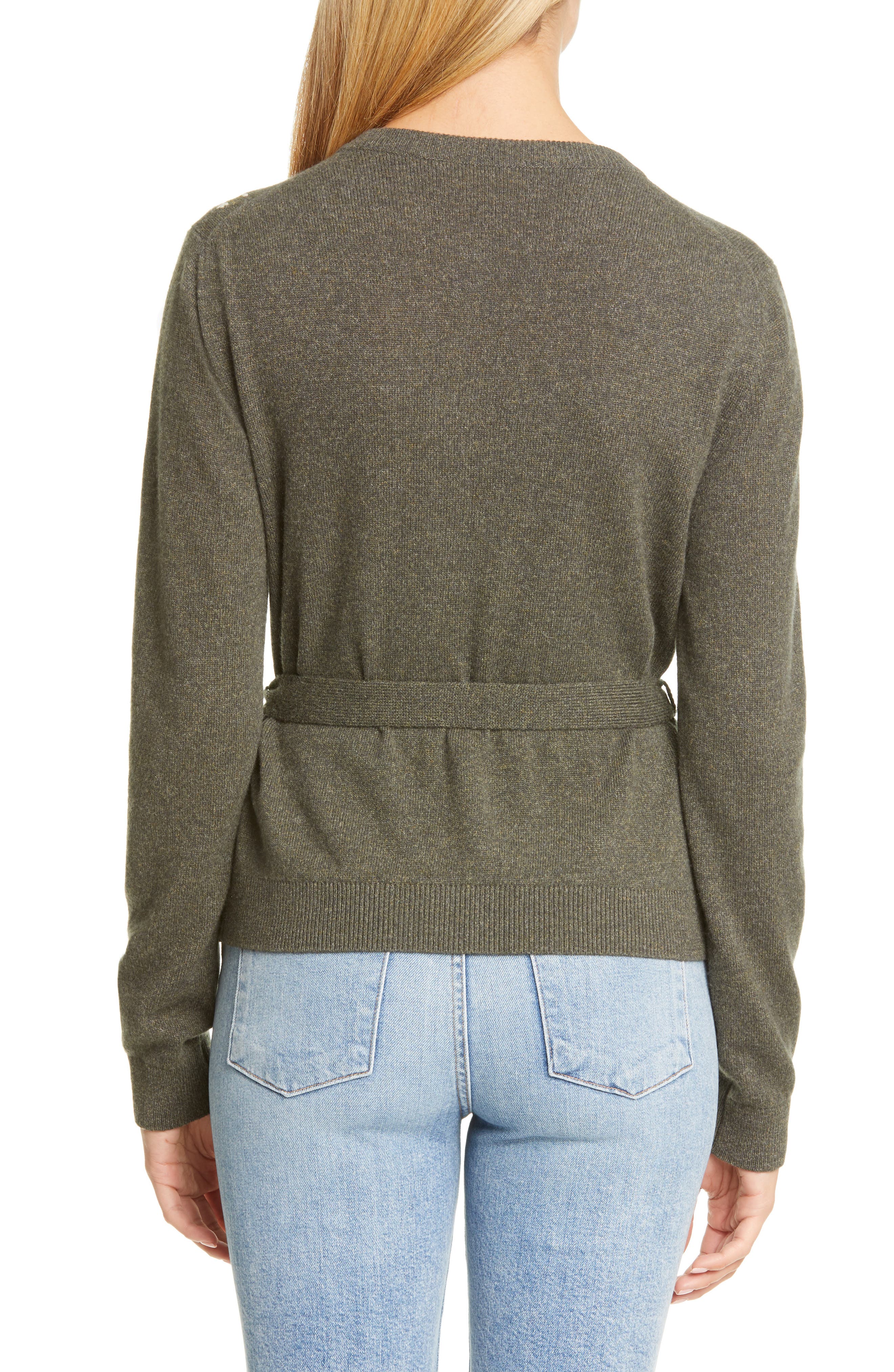 Brock Collection Floral Embroidered Wool & Cashmere Cardigan | Nordstrom