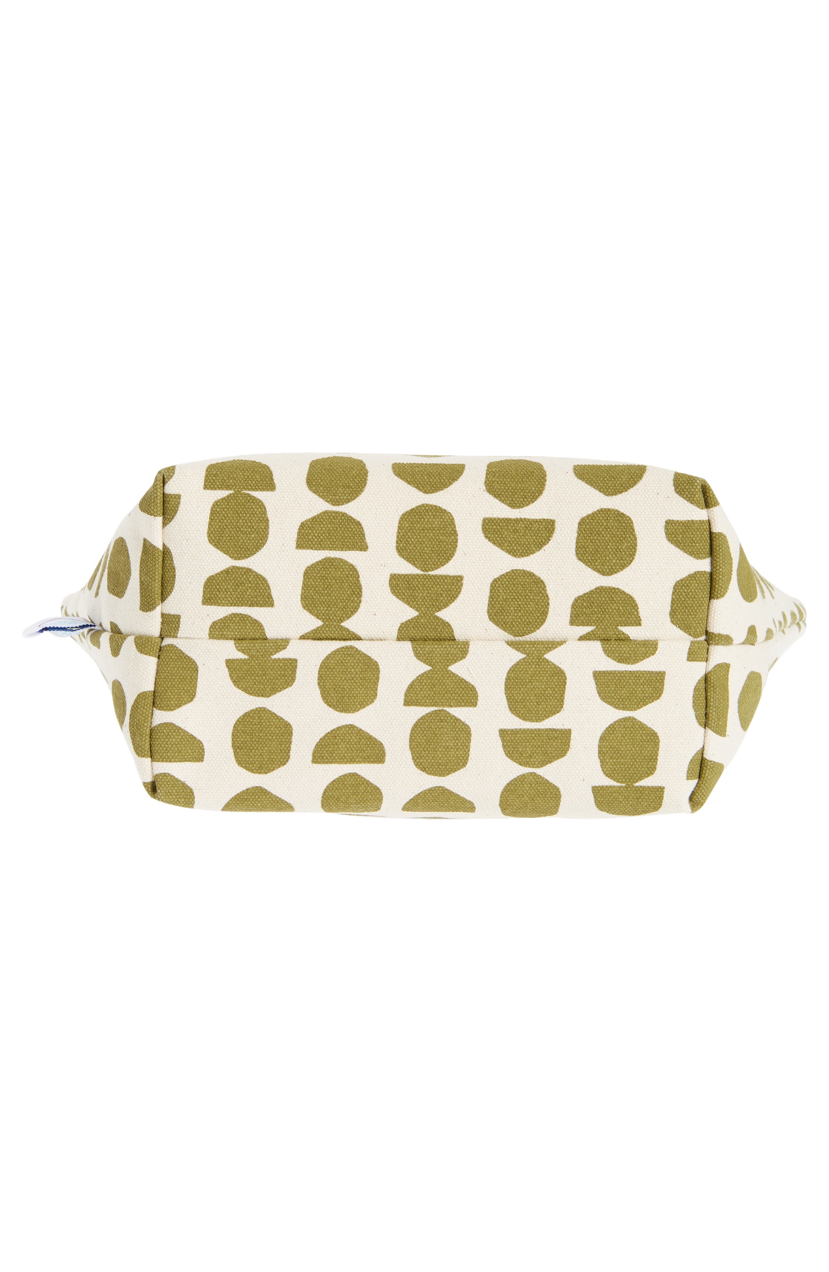 Dance Happy Geometric Print Canvas Zip Pouch | Nordstromrack