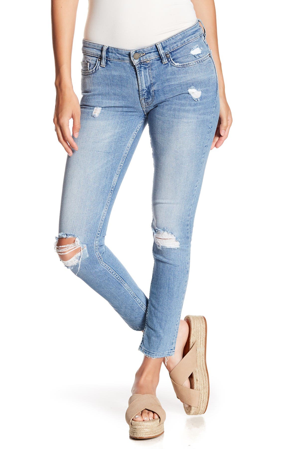 AllSaints Mast Ankle Destroy Jeans | Nordstromrack