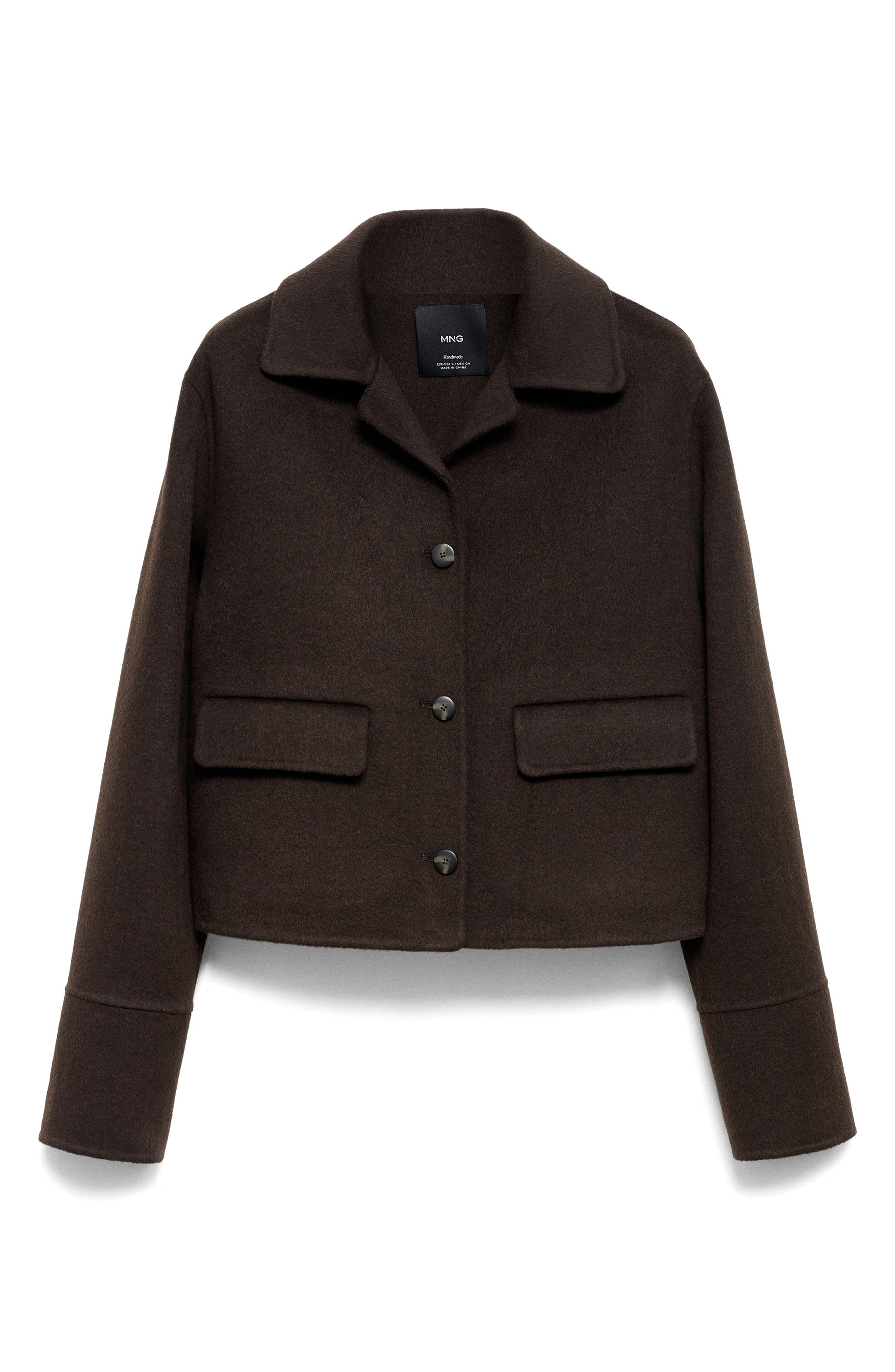 MANGO Wool Blend Jacket | Nordstromrack