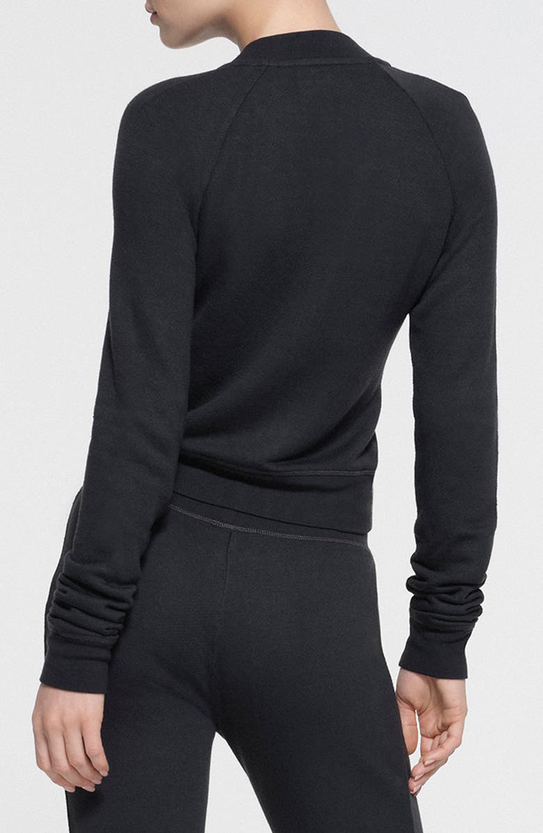 SKIMS Light French Terry Shrunken Zip Up | Nordstromrack