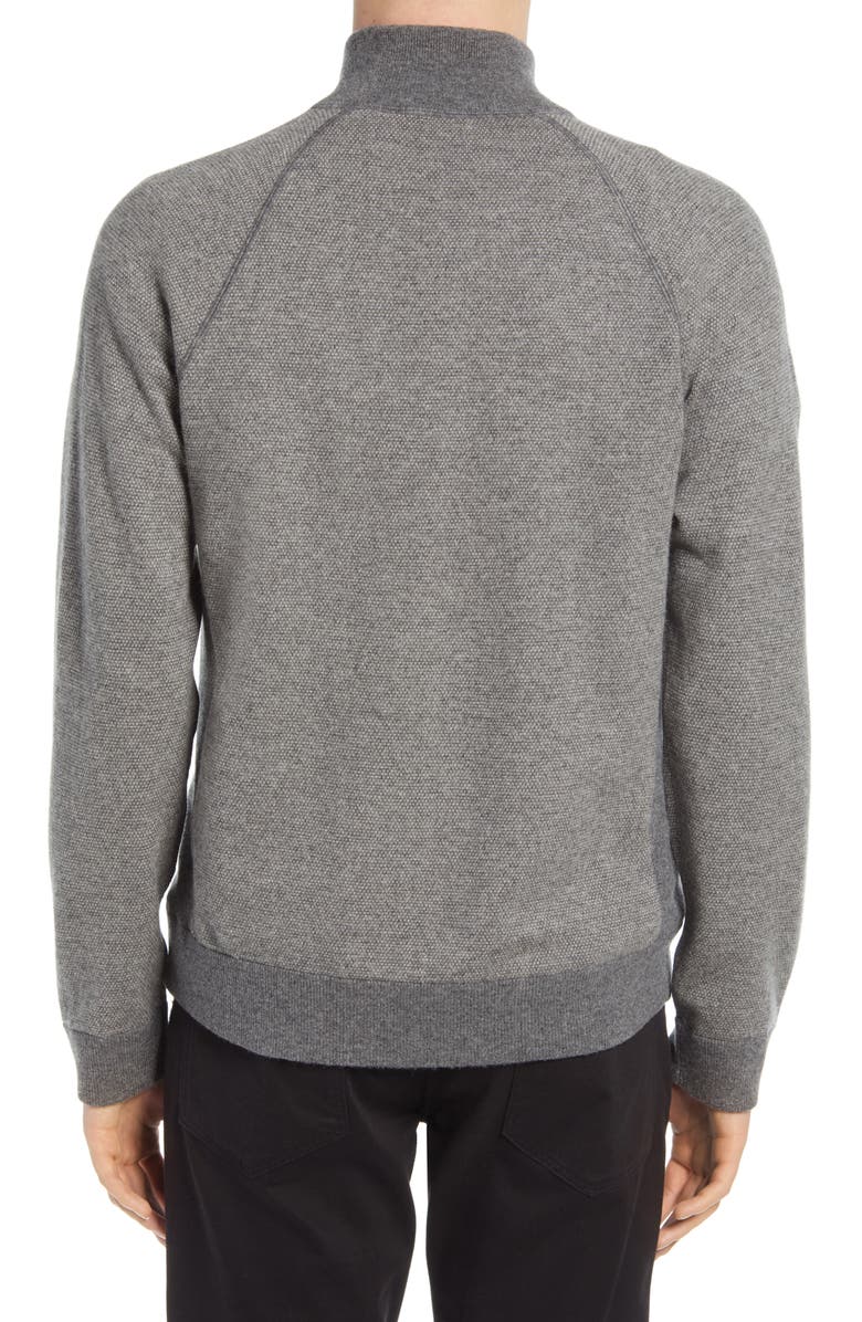 Vince Bird's Eye Wool & Cashmere Mock Neck Sweater | Nordstromrack