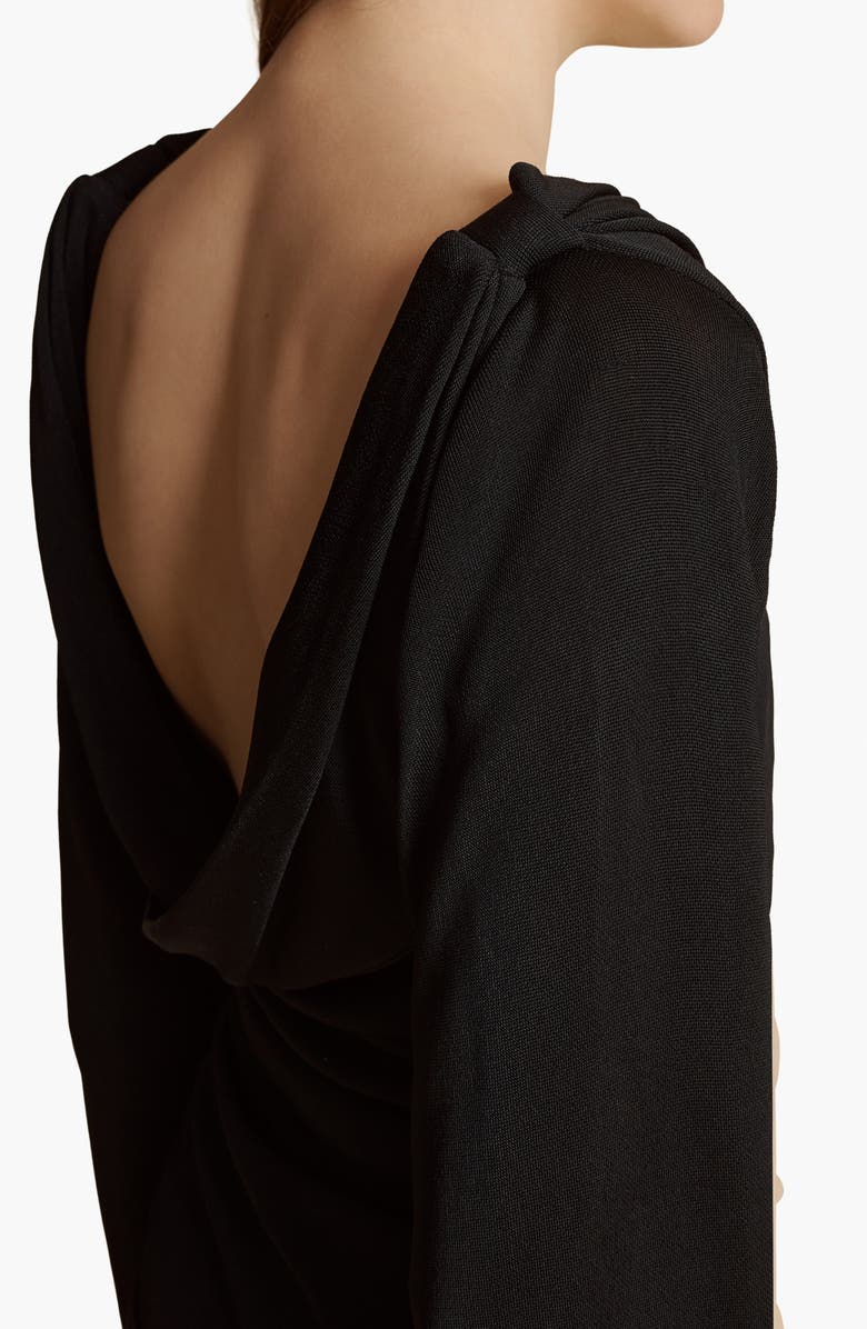 Khaite Fable Ruched Long Sleeve Dress | Nordstromrack