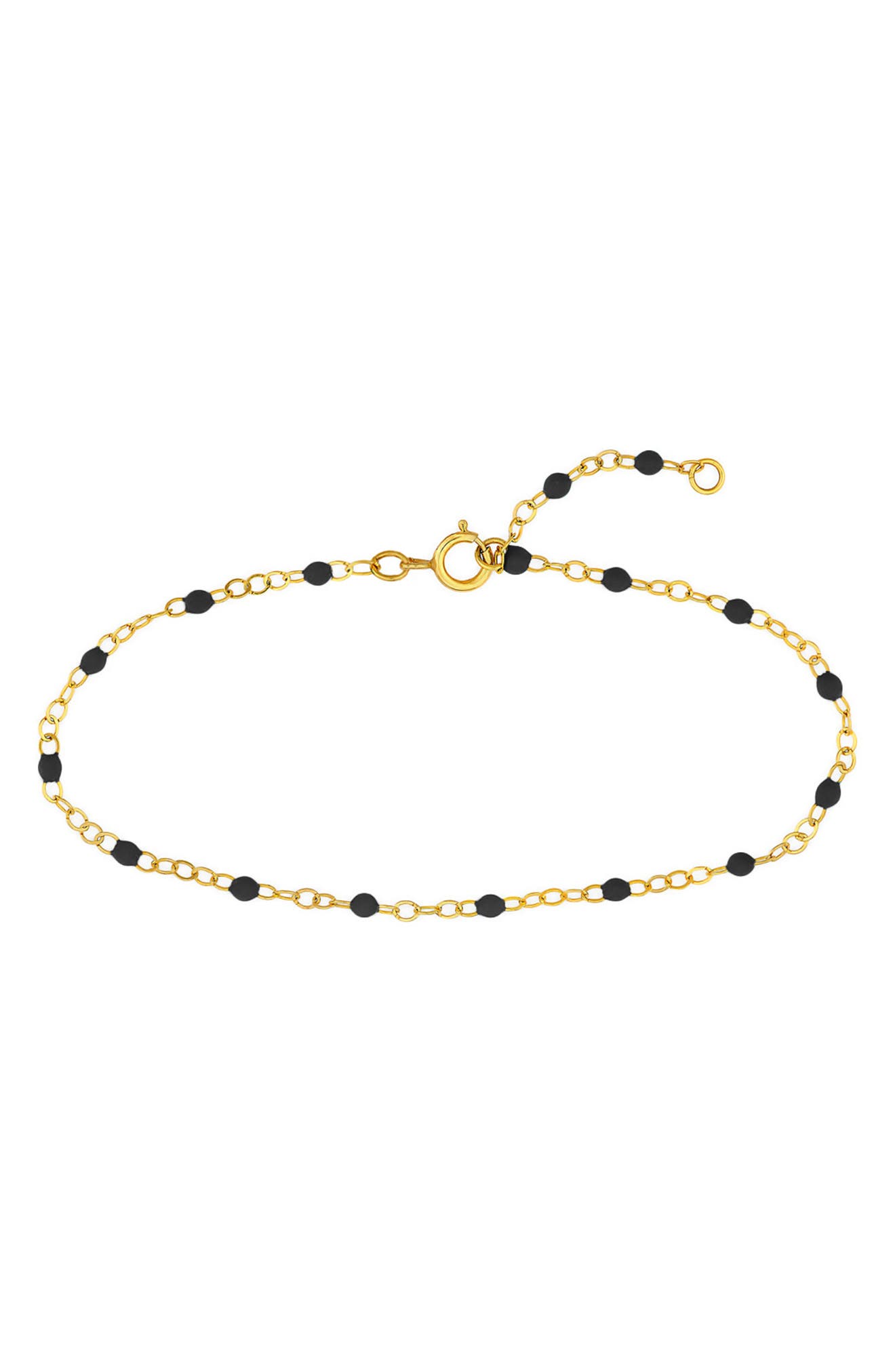 ES JEWELRY Enamel Station Chain Anklet | Nordstromrack