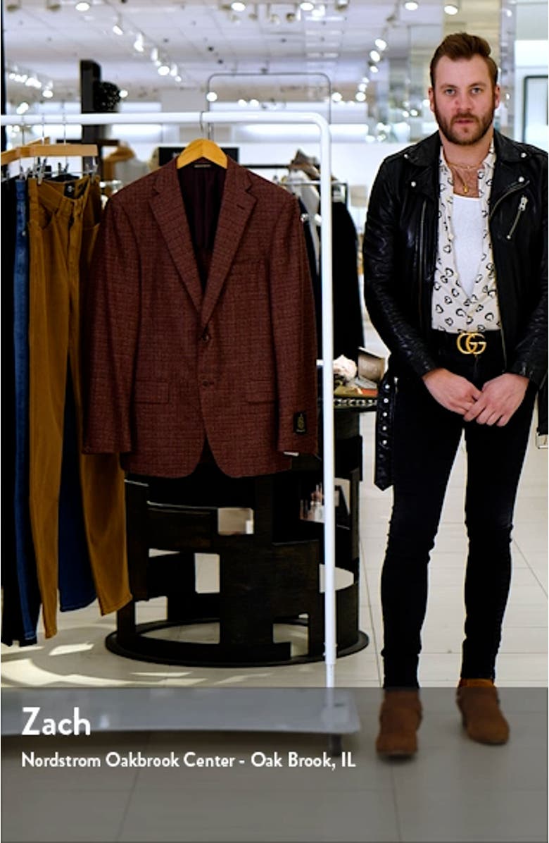 Heritage Gold Rust Textured Solid Wool Sport Coat | Nordstromrack