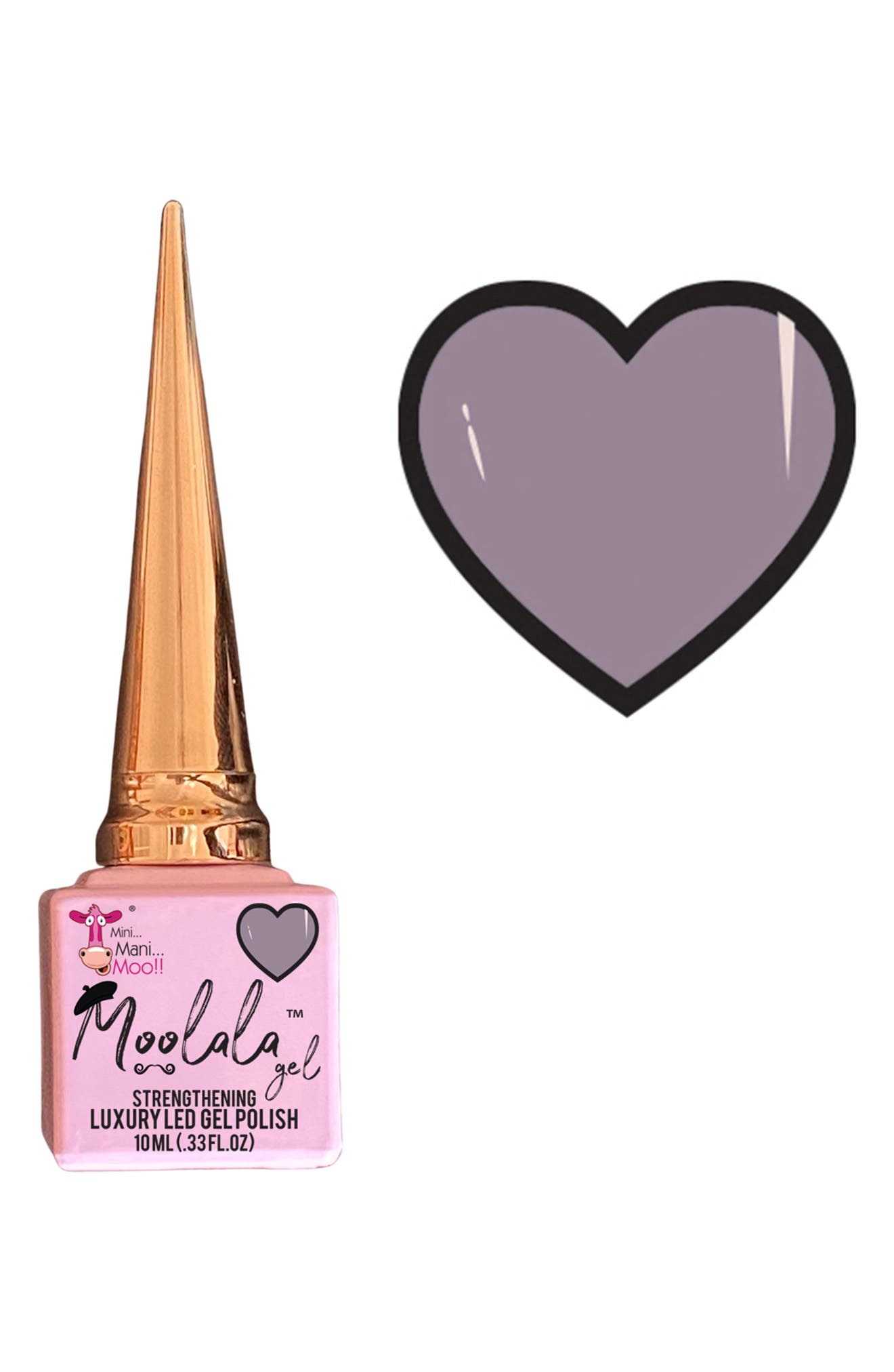 MINI MANI MOO Moolala Luxury Gel Polish - Mauve | Nordstromrack