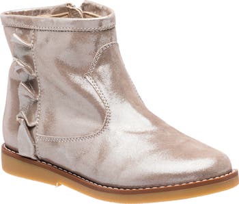Elephantito Ruffle Metallic Bootie | Nordstrom