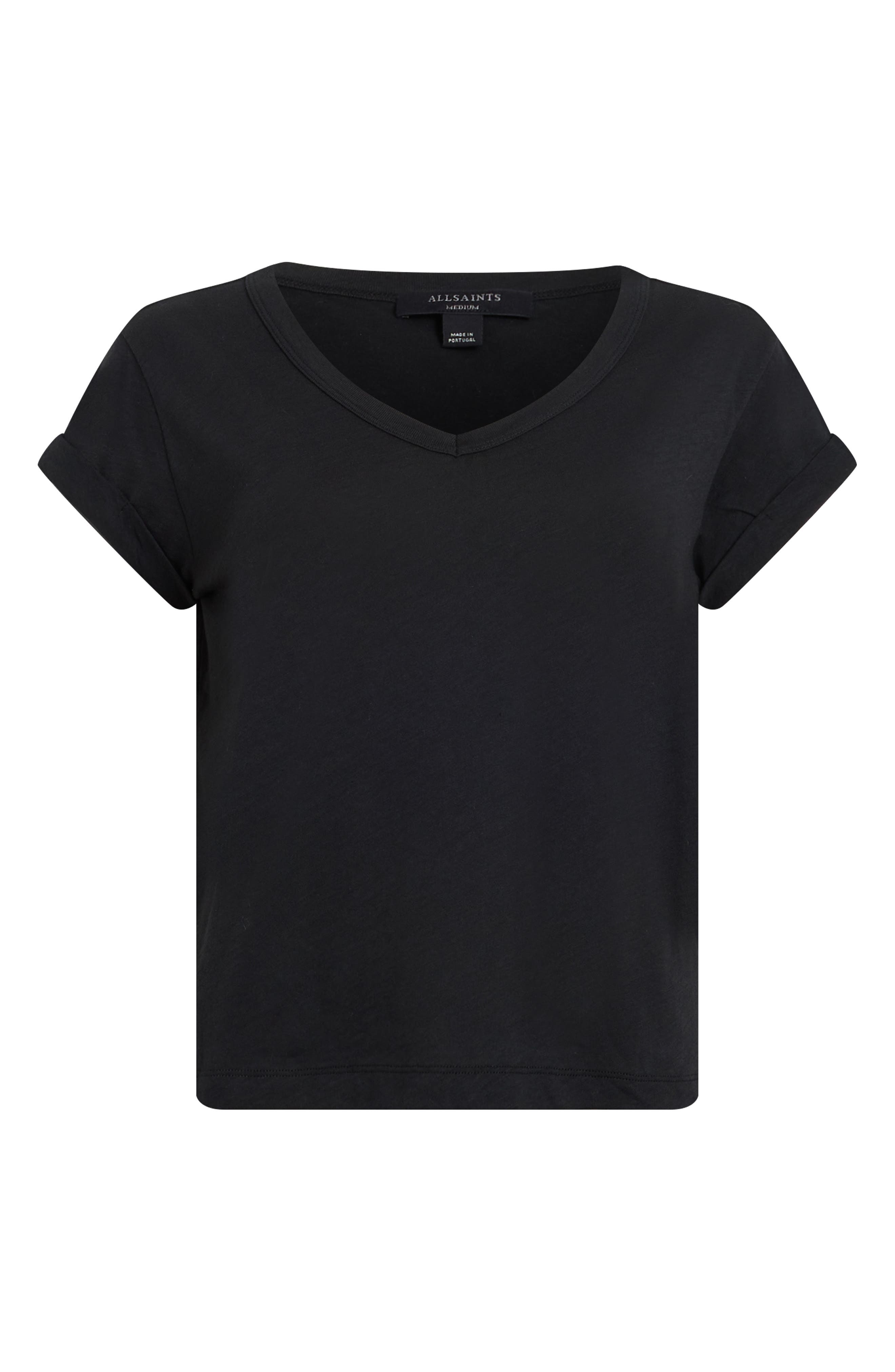 AllSaints Anna V-Neck Cotton T-Shirt | Nordstromrack