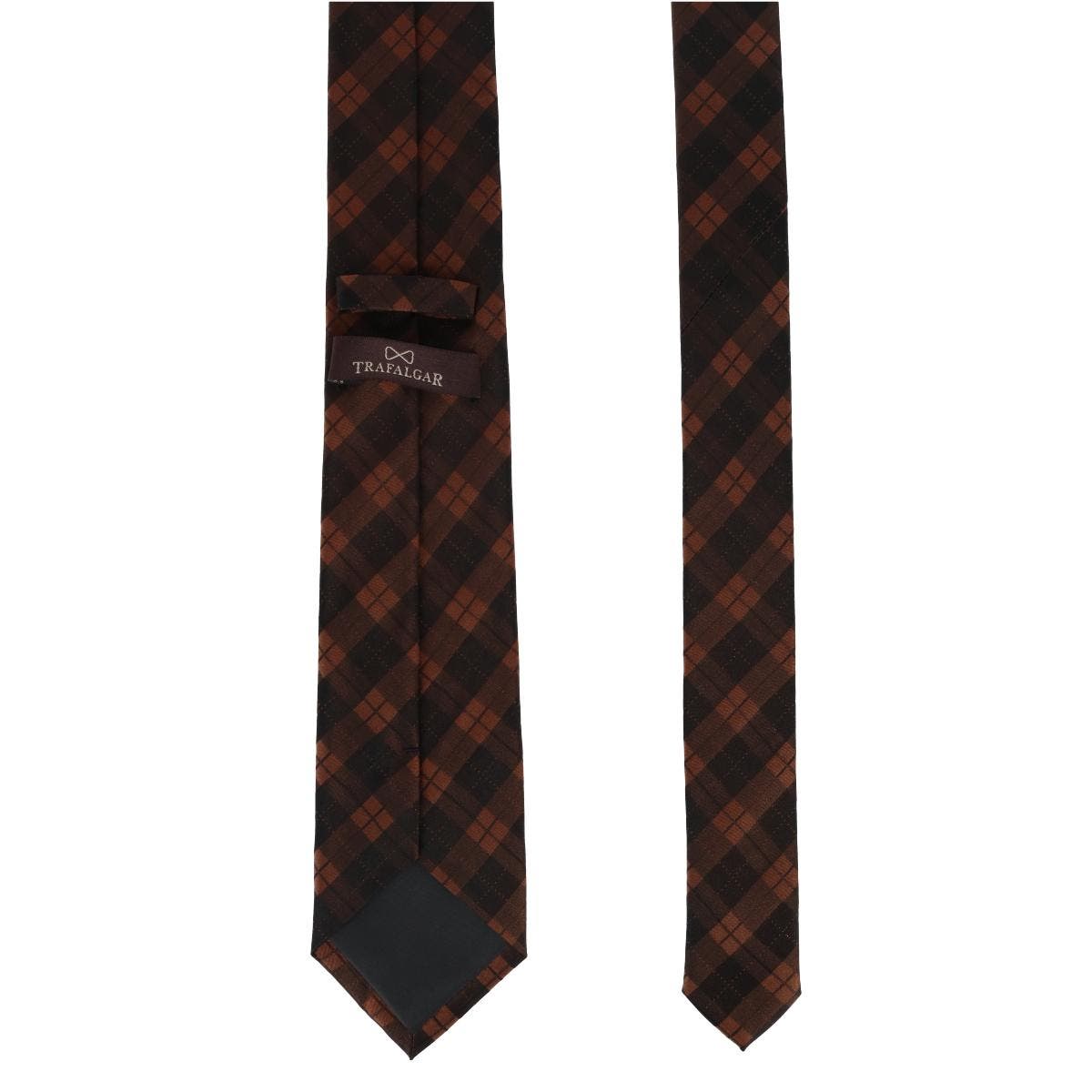 Trafalgar Digby Checkered Plaid Silk Necktie | Nordstrom
