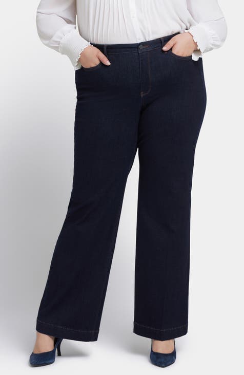 Women's Wide Leg Plus-Size Jeans | Nordstrom