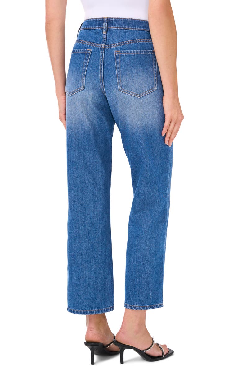 CeCe Embellished Straight Leg Jeans | Nordstrom