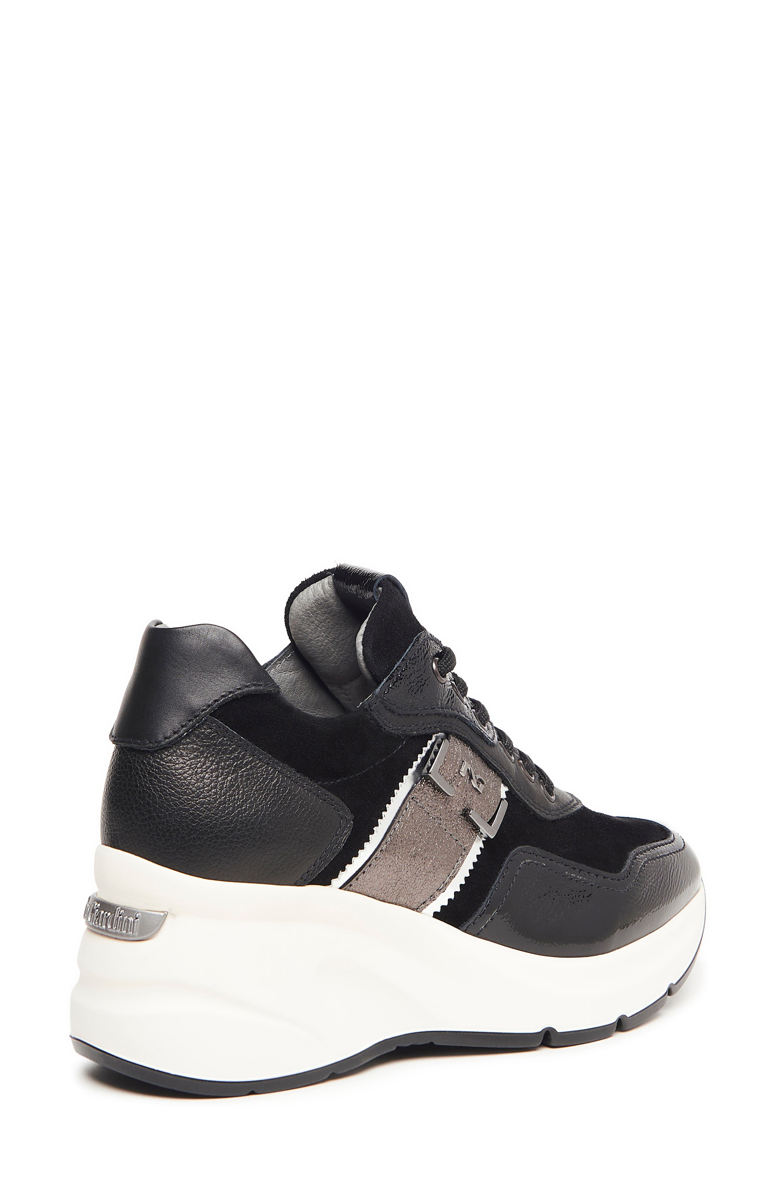 NeroGiardini Logo Strap Wedge Sneaker (Women) | Nordstrom