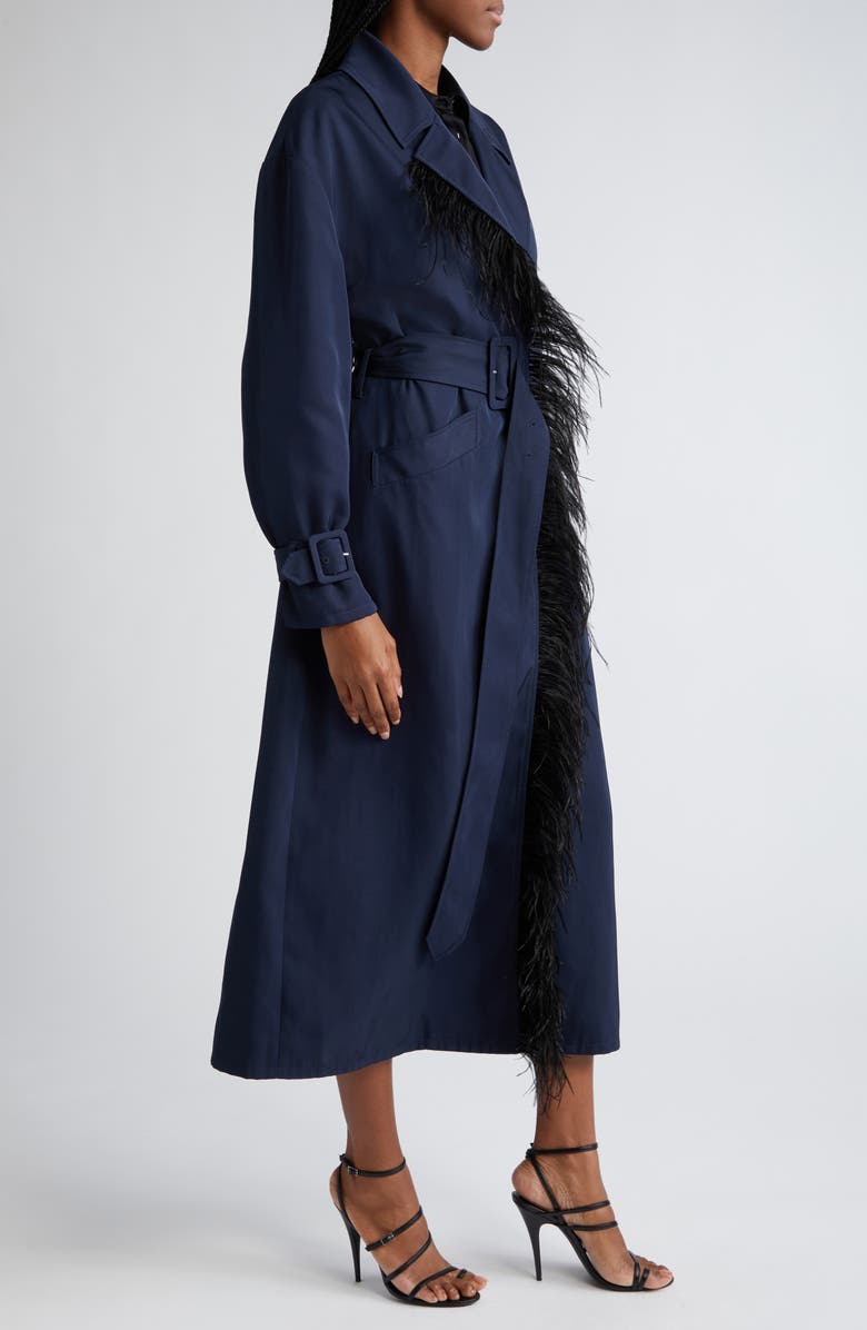 Cinq à Sept Tillie Feather Belted Trench Coat | Nordstromrack