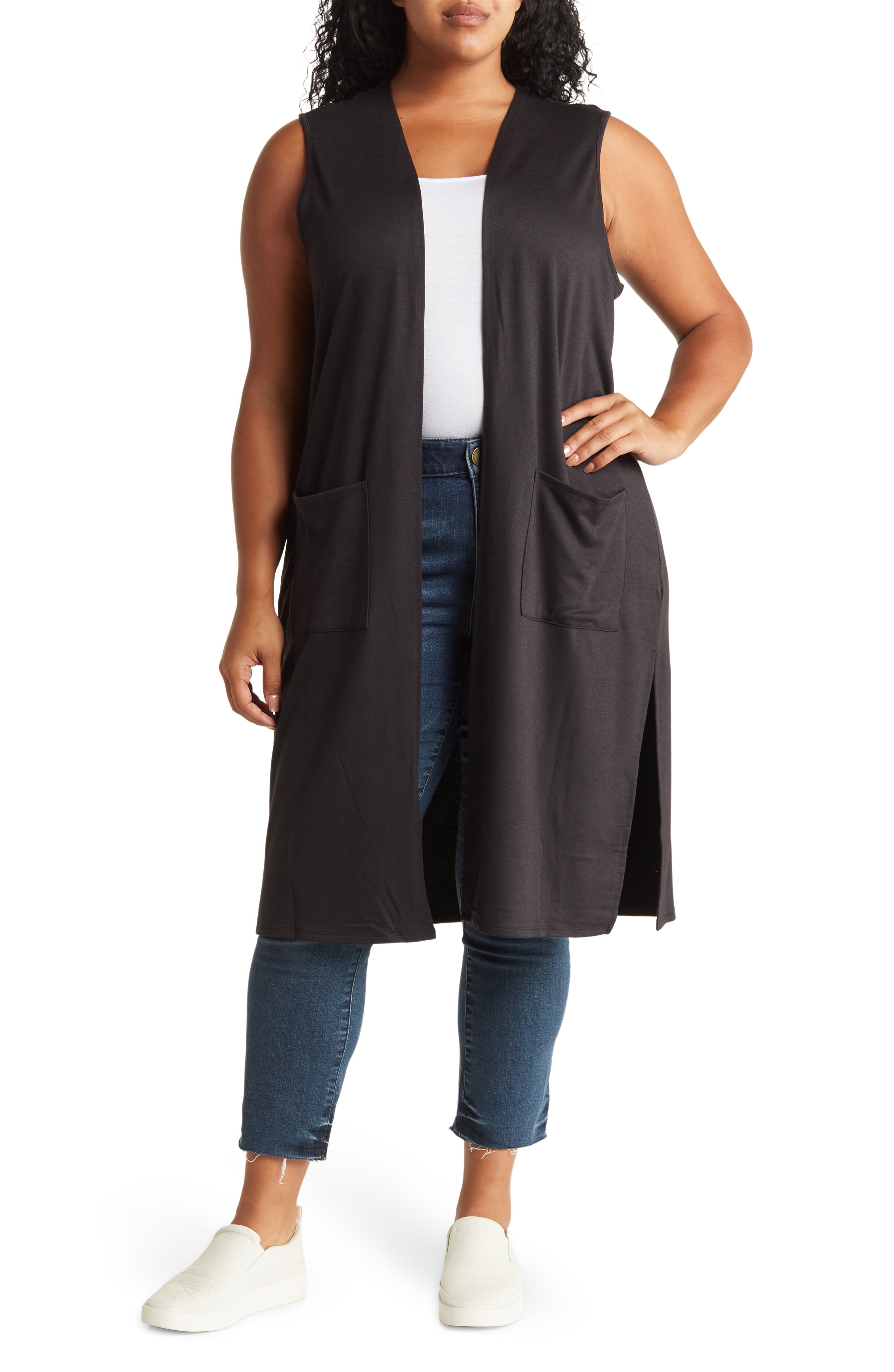 CYRUS Sleeveless Double Pocket Knit Vest | Nordstromrack