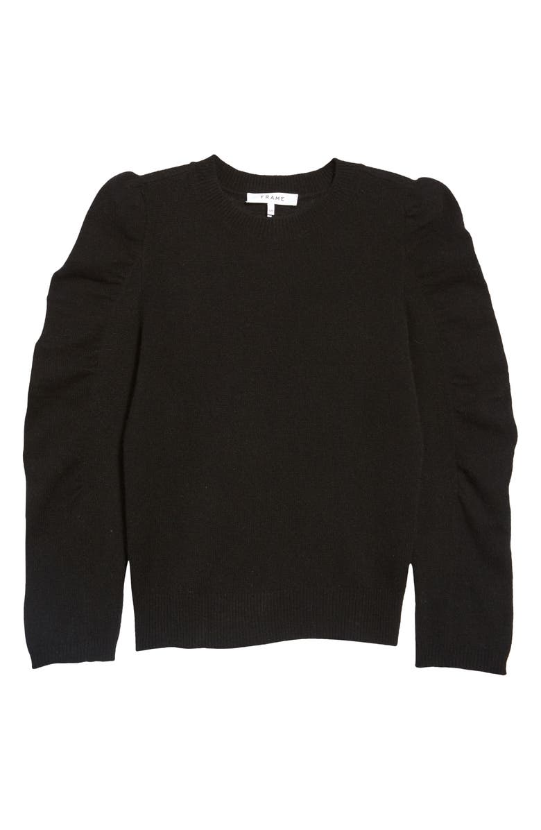 FRAME Ruched Sleeve Cashmere Sweater | Nordstromrack