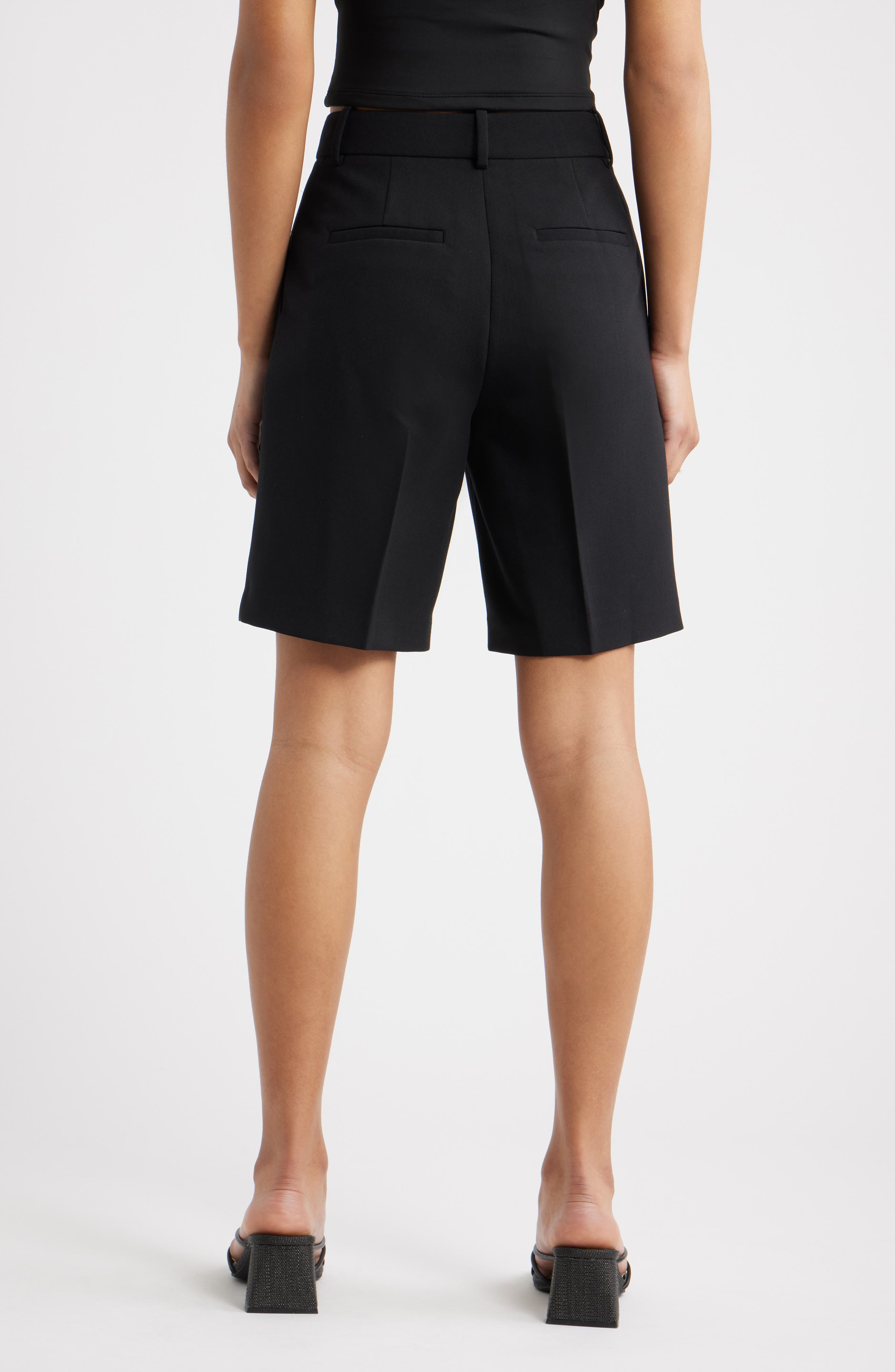 Open Edit The Icon High Rise Bermuda Shorts | Nordstrom