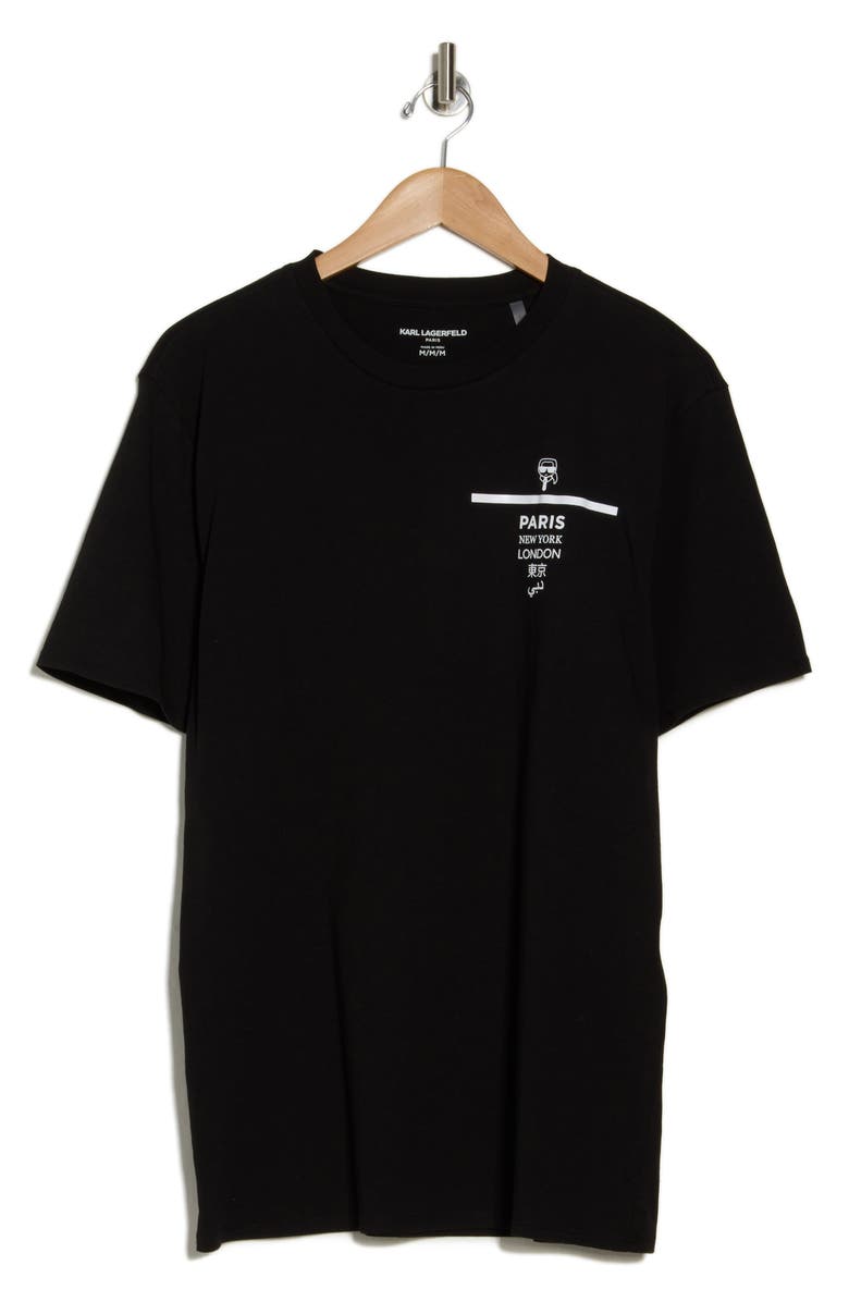 KARL LAGERFELD PARIS KL City Cotton Graphic T-Shirt | Nordstromrack