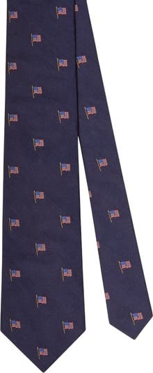 Robert Talbott Robert American Flag Necktie | Nordstrom