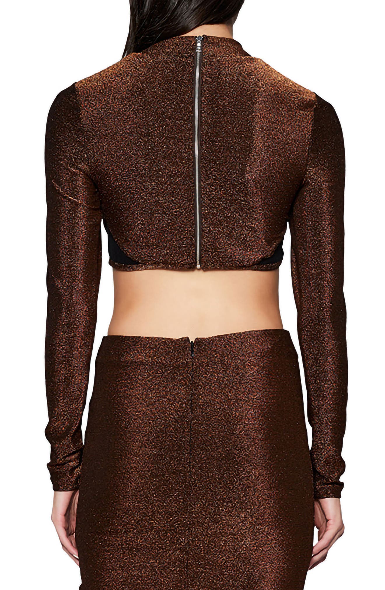 Bardot Tuscany Mock Neck Crop Top | Nordstromrack