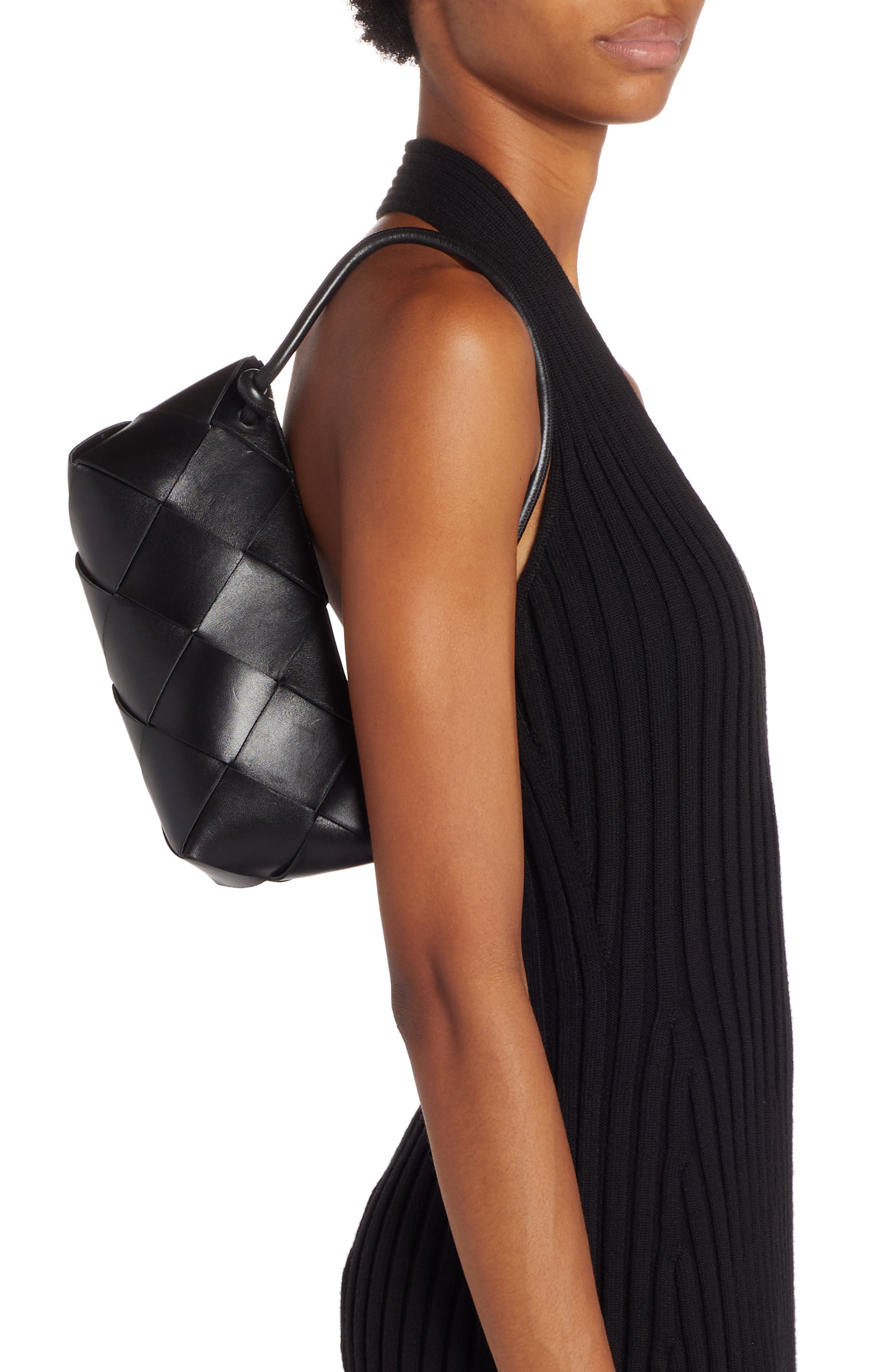 Bottega Veneta Exploded Intreccio Leather Shoulder Pouch | Nordstrom