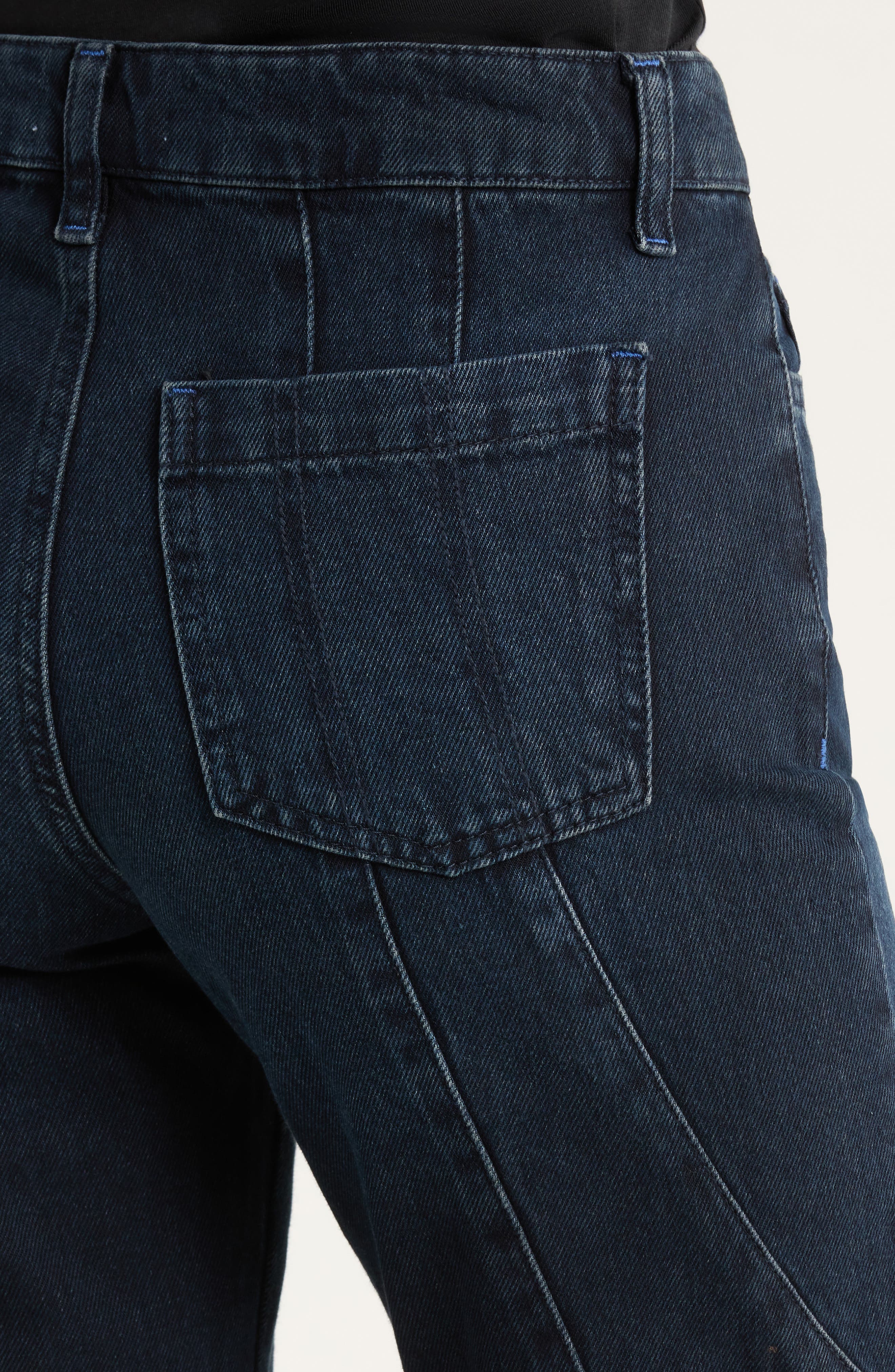 Damson Madder Juli Wavy Seam Wide Leg Jeans | Nordstromrack
