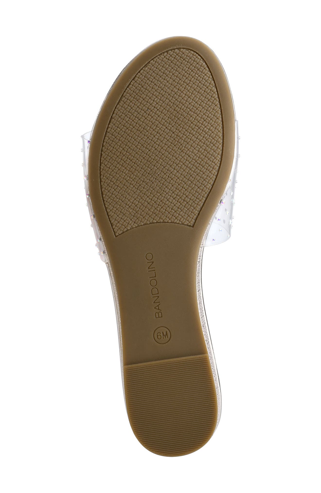 Bandolino Kenzo Clear Embellished Slide Sandal (Women) | Nordstromrack