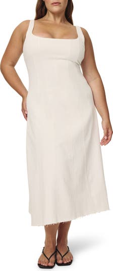 WARP+WEFT Sleeveless Stretch Denim Maxi Dress | Nordstrom