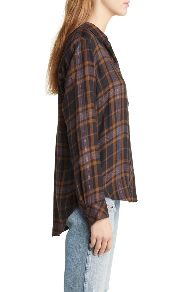 Rails Women's Hunter Metallic Plaid Button-Up Shirt | Nordstromrack