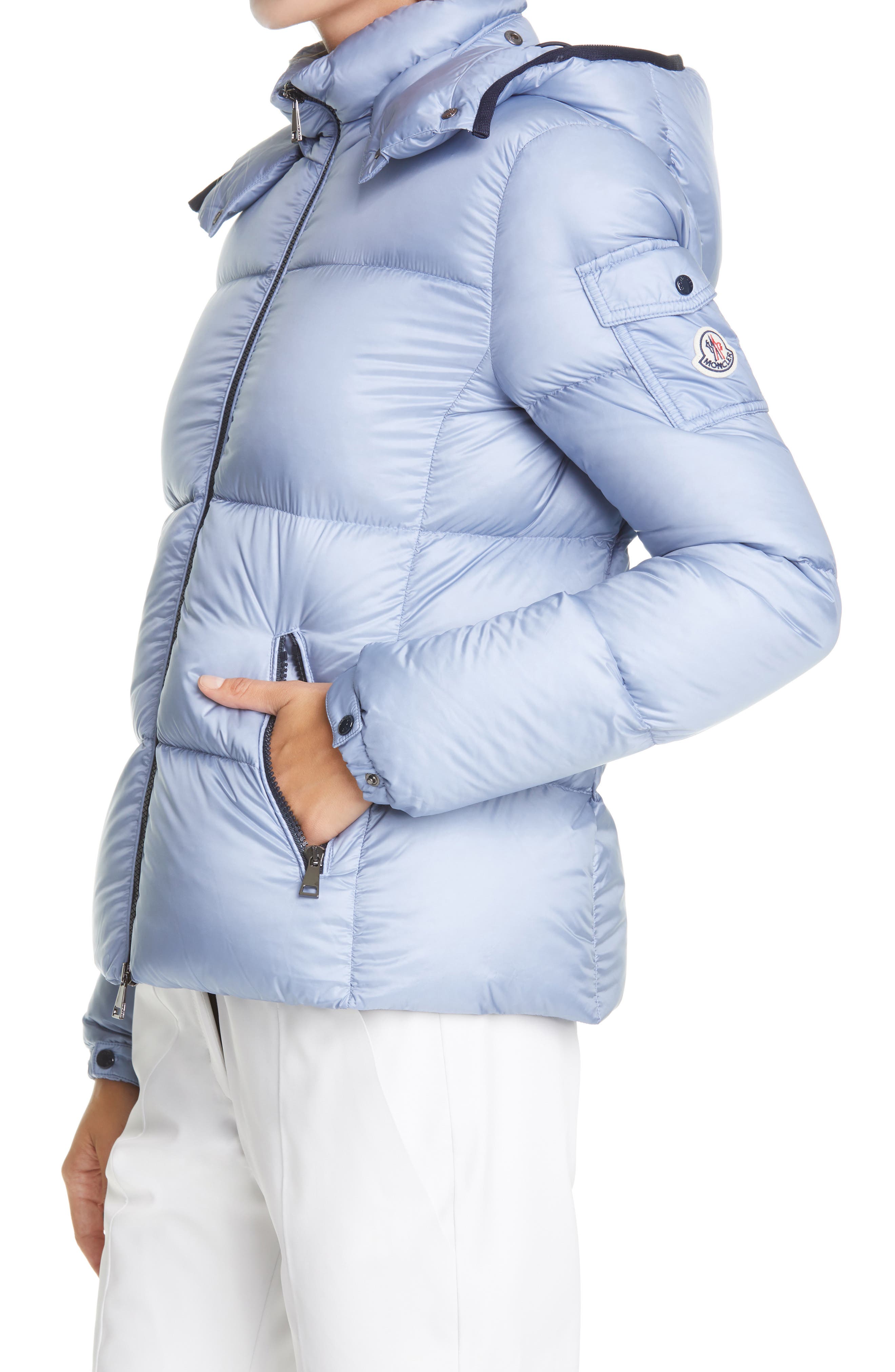 Moncler Fourmi Water Resistant Hooded Down Puffer Coat | Nordstrom