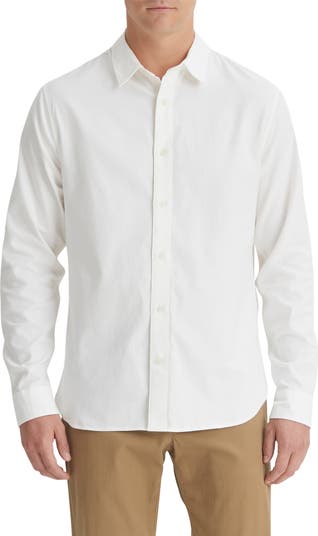 Vince Solid Stretch Button-Up Shirt | Nordstromrack
