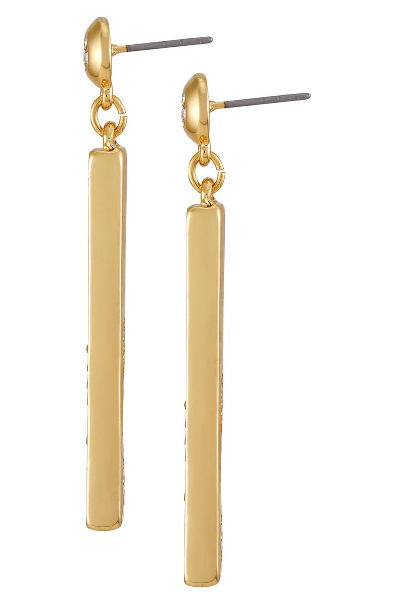 Vince Camuto Glitz Pavé Crystal Linear Drop Earrings | Nordstromrack