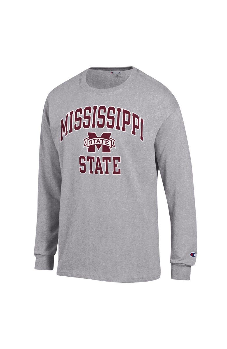 Champion Men's Champion Heather Gray Mississippi State Bulldogs High ...
