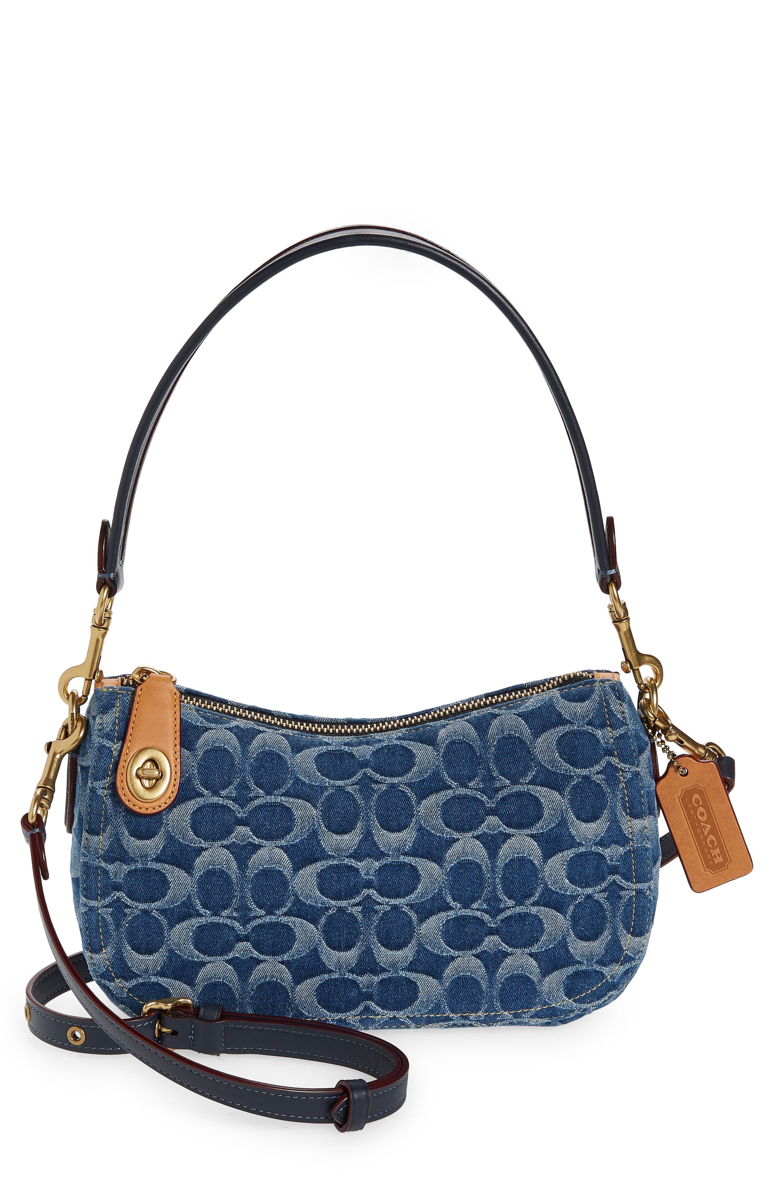 COACH Signature Denim Swing Bag | Nordstrom