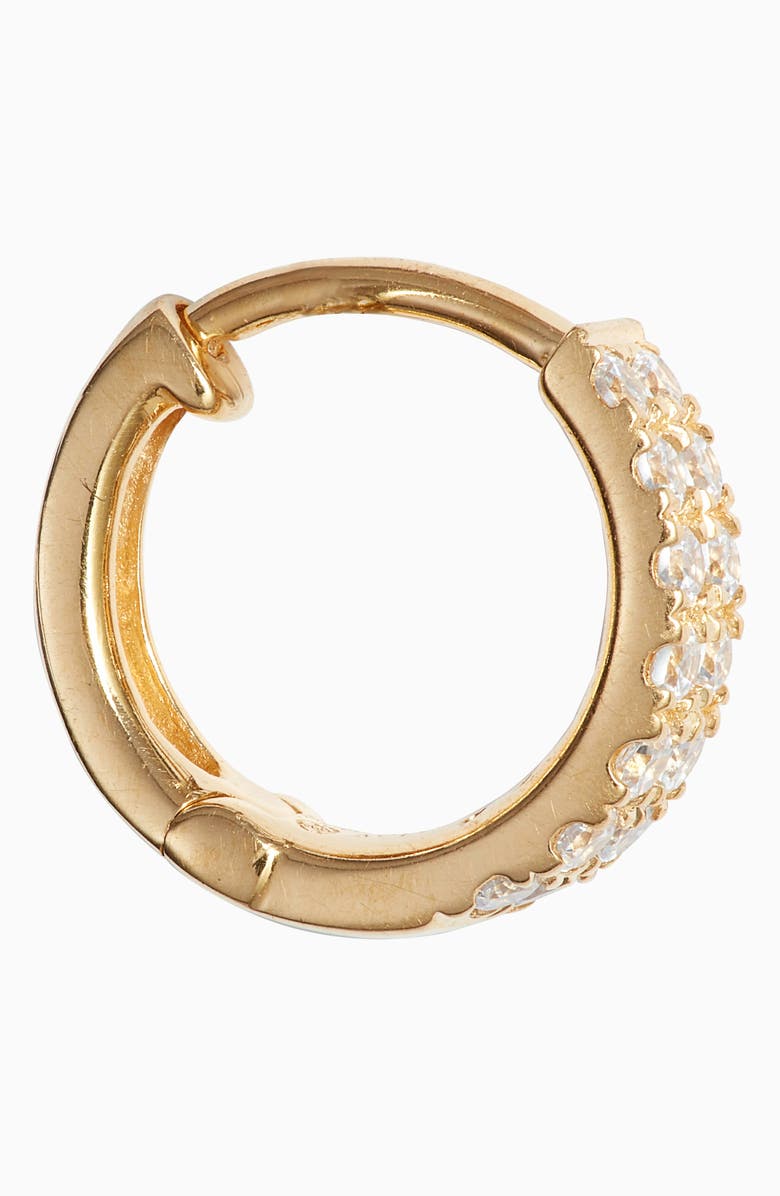 Bony Levy Simple Obsession Two-Row Diamond Huggie Hoop Earrings | Nordstrom