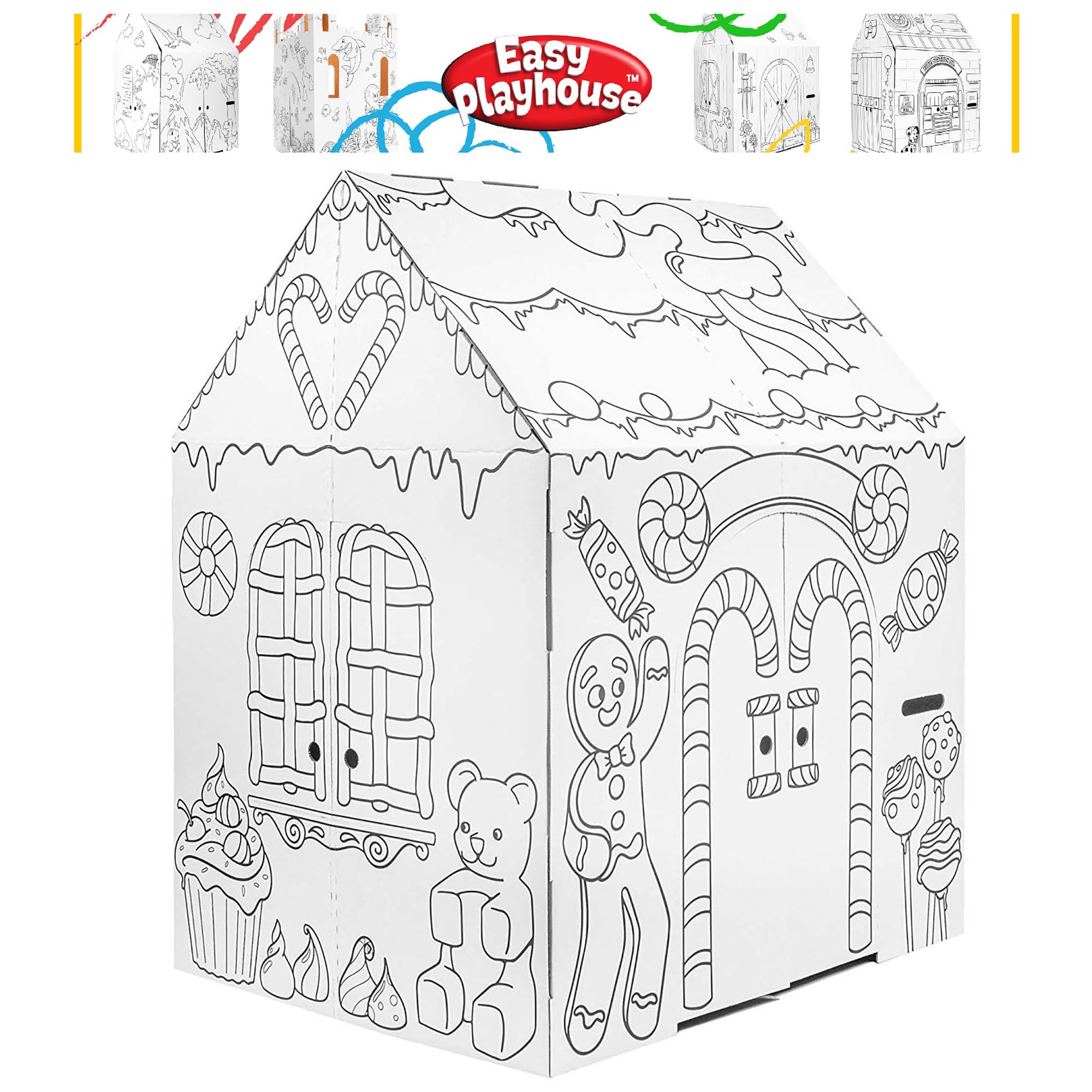 Easy Playhouse Gingerbread House Kids Art & Craft | Nordstrom